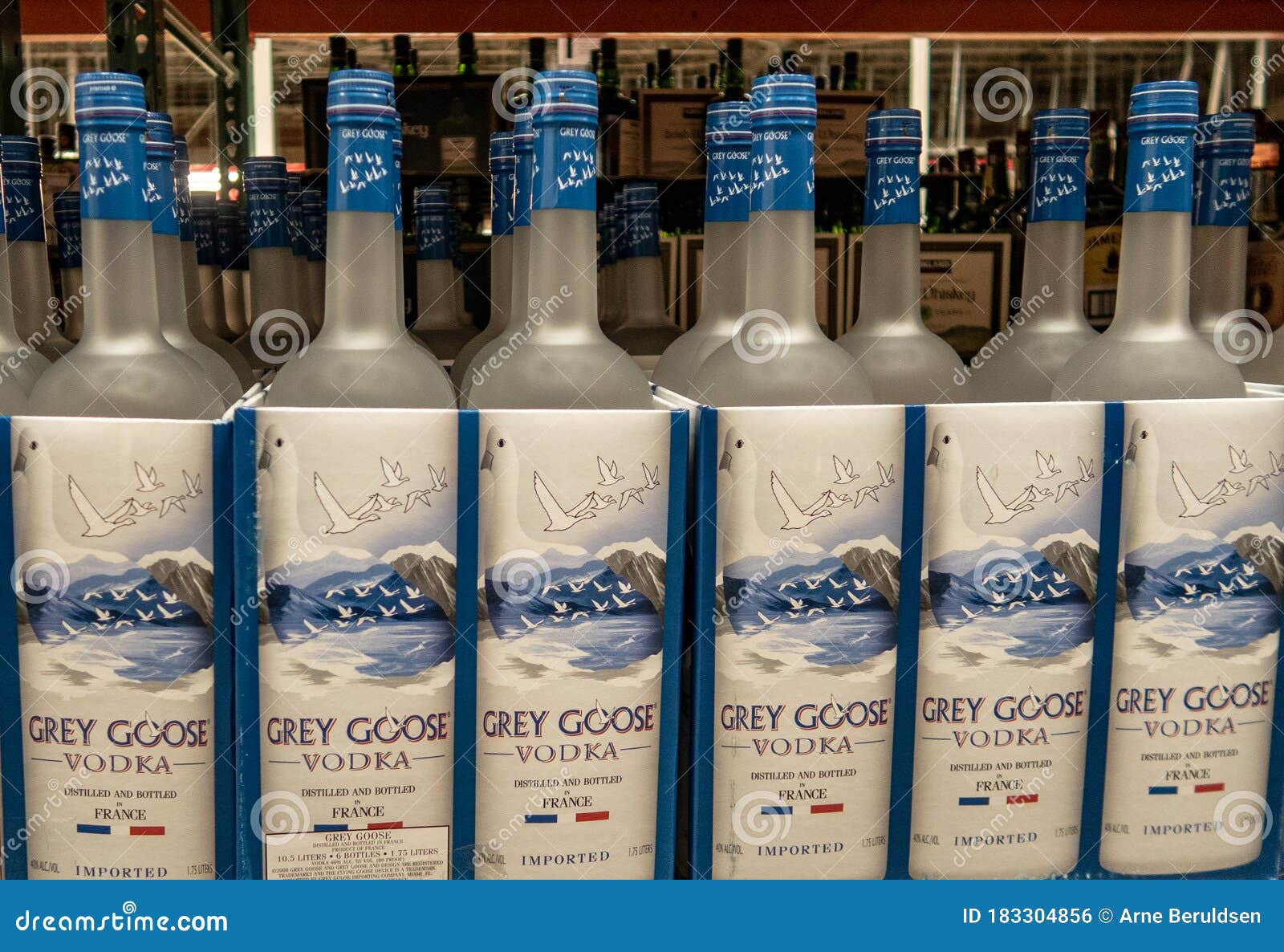 Bottles of Grey Goose Vodka Editorial Photo - Image of local, goose ...