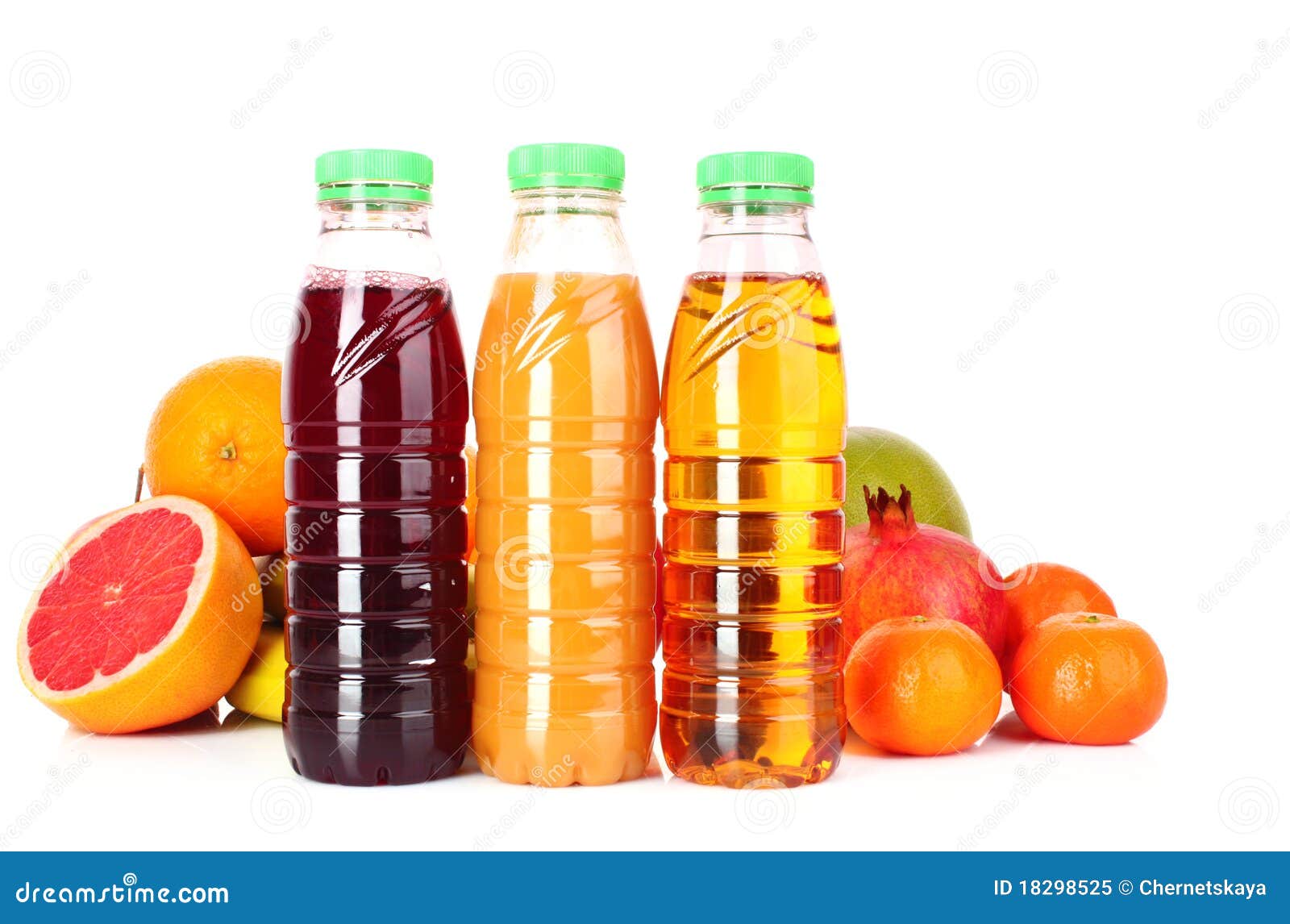 Bottles of Juice with Ripe Fruits Stock Image - Image of fruit, glass ...