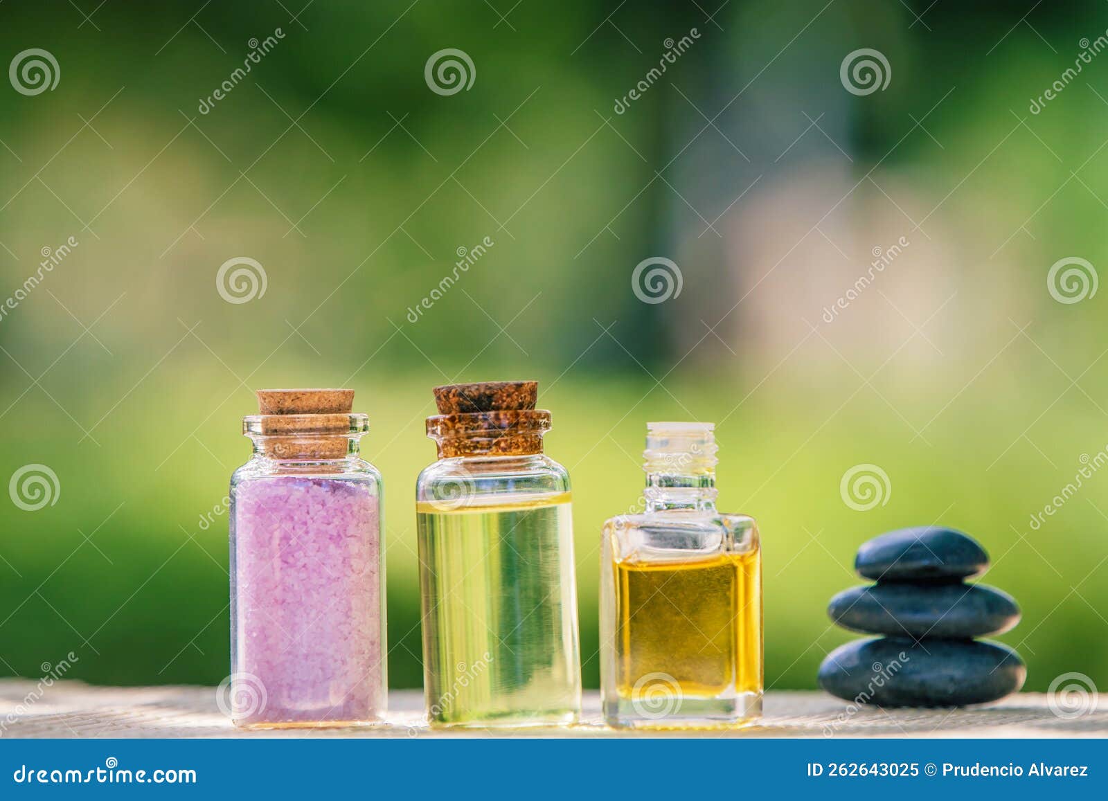 Bottles of massage and spa stock image. Image of aromatherapy - 262643025