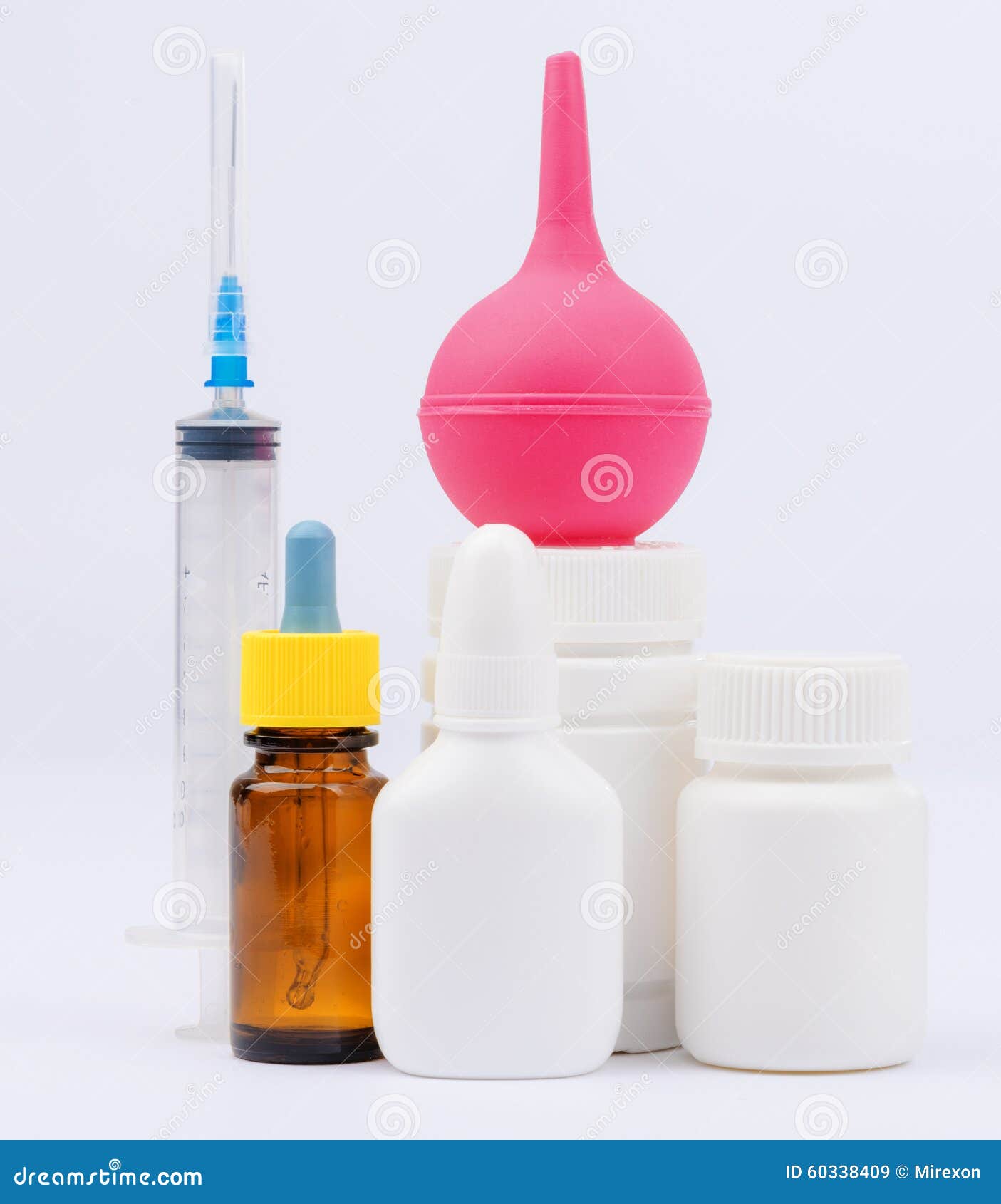 Enema In Medicine. Medical Suppositories In A Silver Blister Pack And A ...