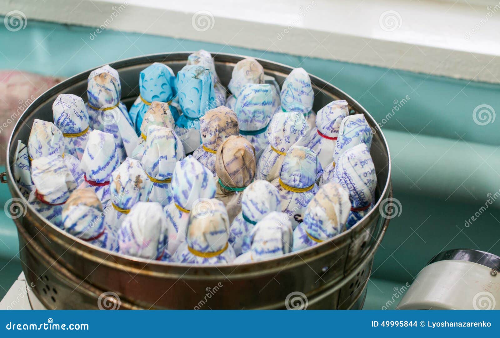 Bottles in Metal Container in Laboratory Stock Photo - Image of ...