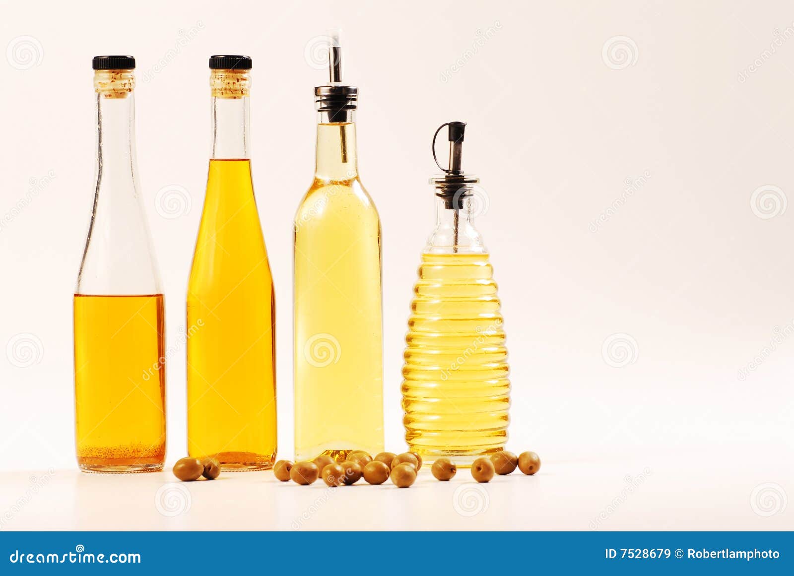 Bottles of oil stock image. Image of food, cooking, yellow - 7528679