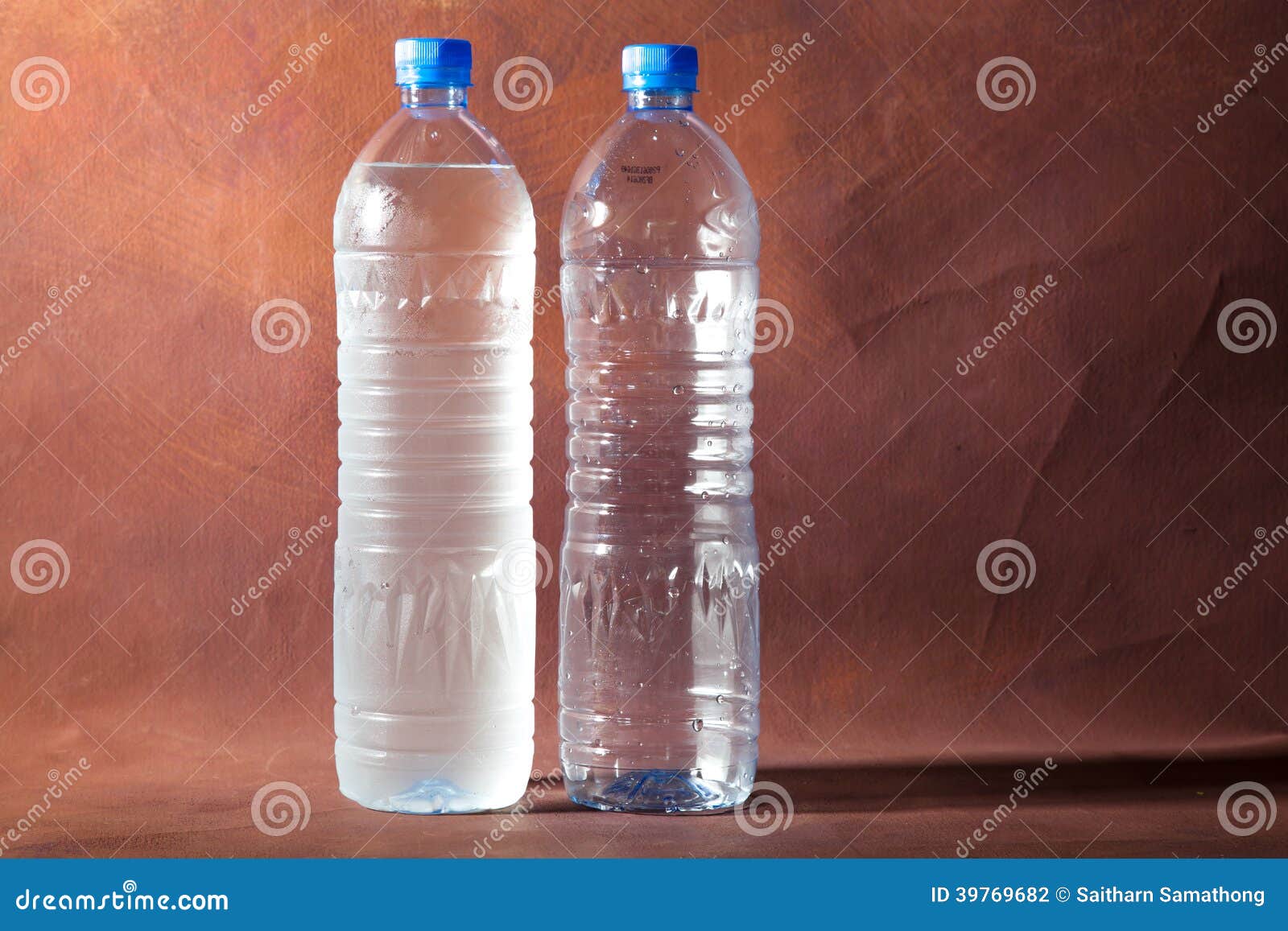 2 Bottles of Plastic Water Bottles. Stock Photo - Image of single, shot ...