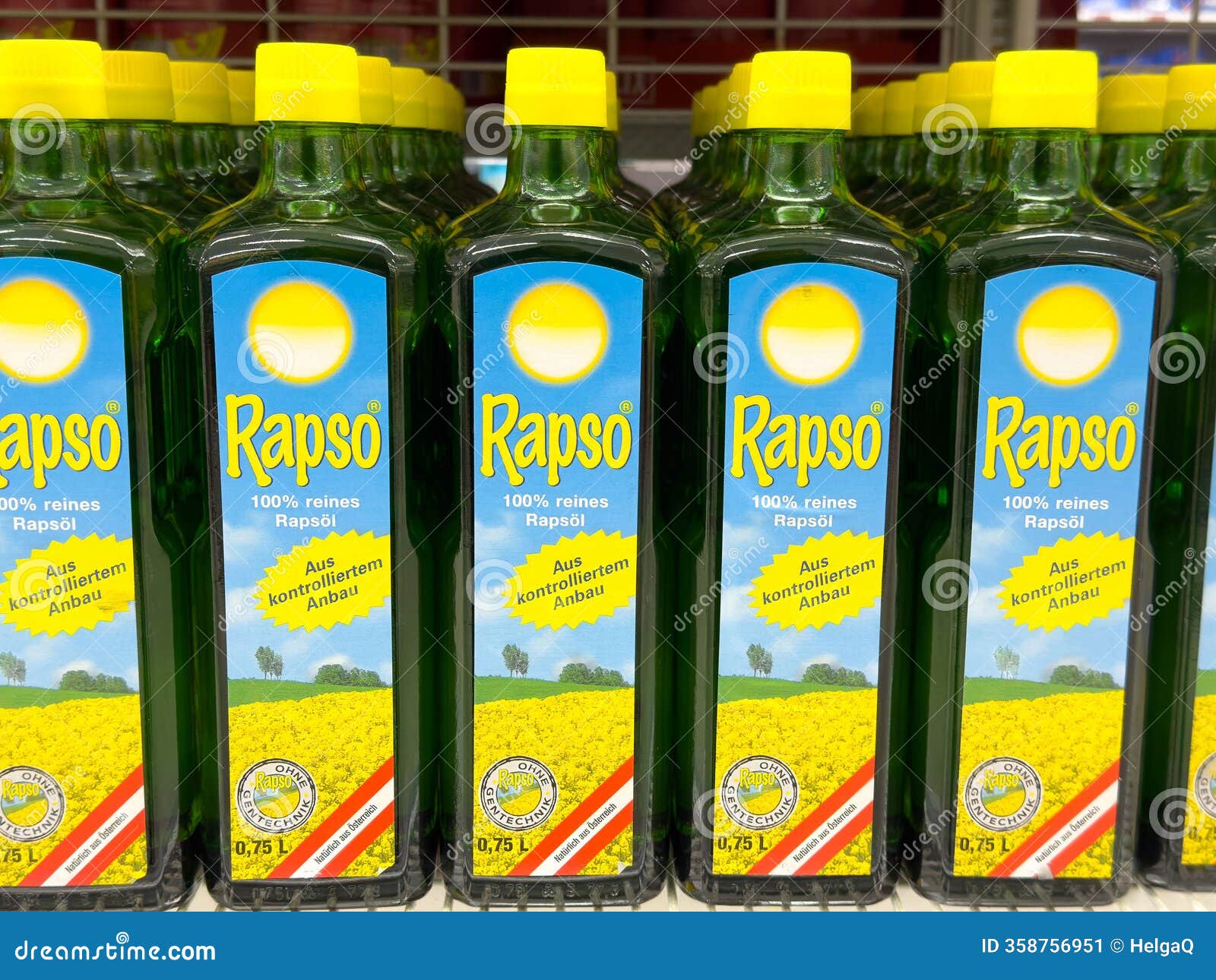 Bottles of Rapso Sunflower Oil Displayed on Store Shelf Editorial Photo - Image of bottles, diet ...