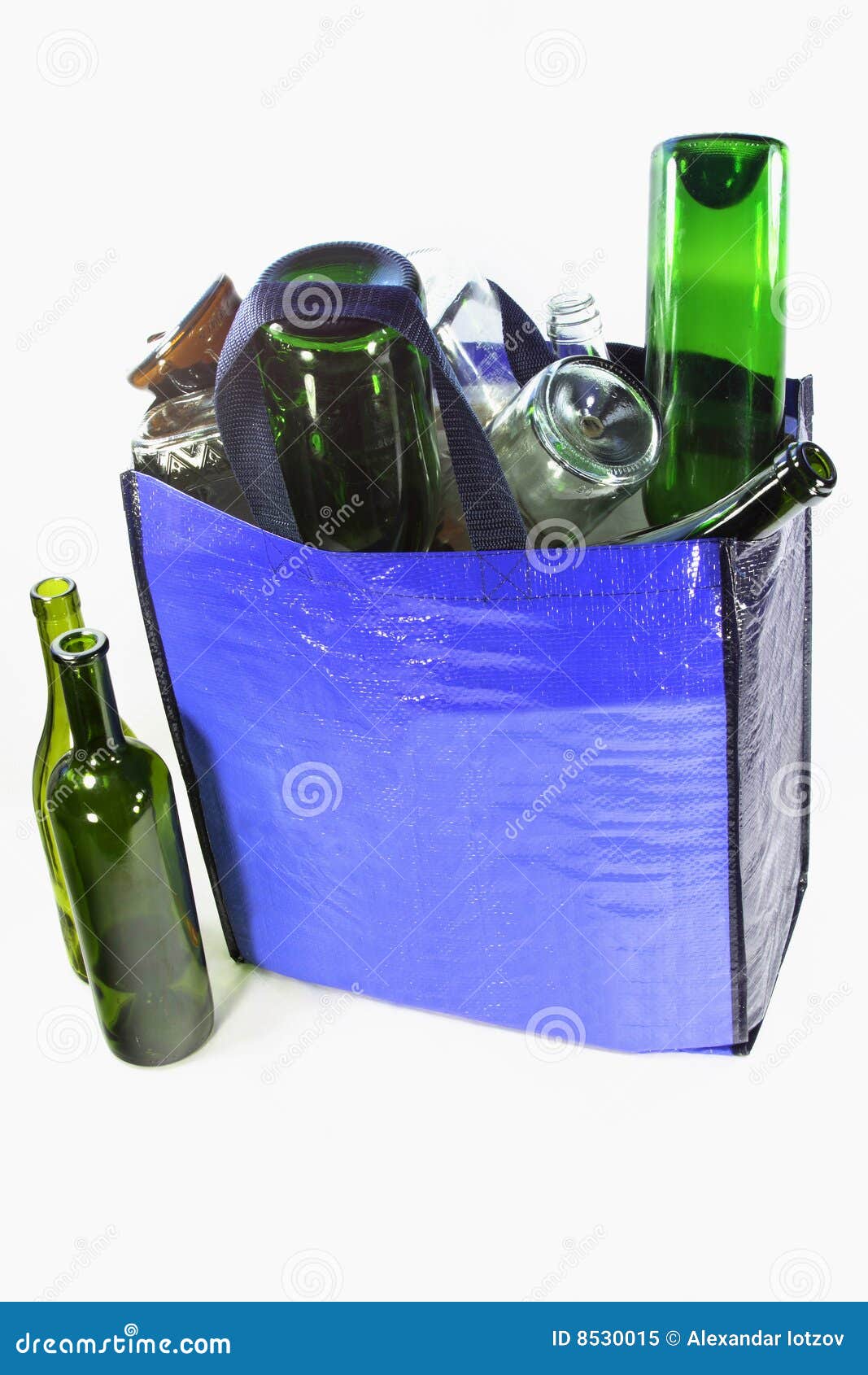 Bottles for Recycling - Vertical Orientation. Stock Image - Image of ...
