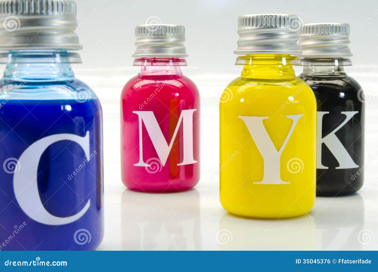 Bottles stock photo. Image of printing, colors, cartridge - 35045376