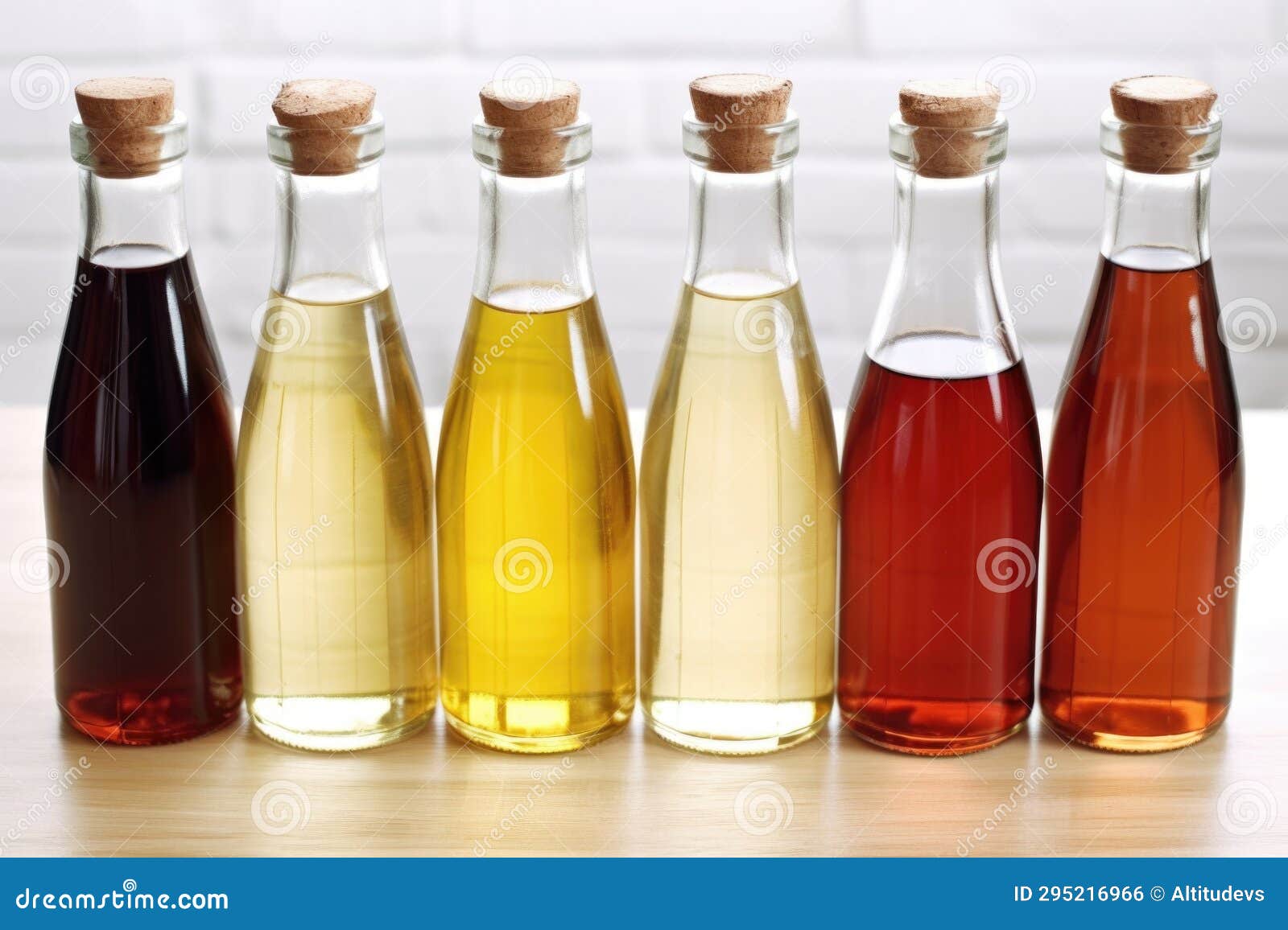 Bottles in Transparent Plastic, Showing Rich Coffee-colored Syrup Stock ...
