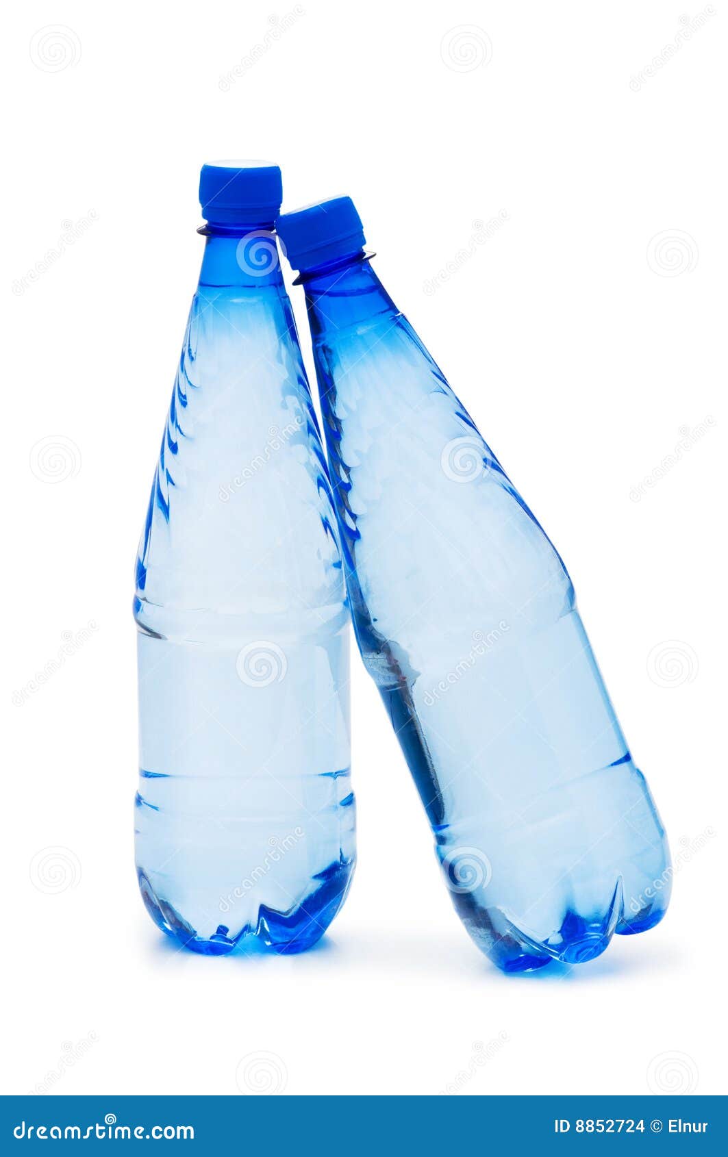 Bottles of water isolated stock photo. Image of medicine - 8852724