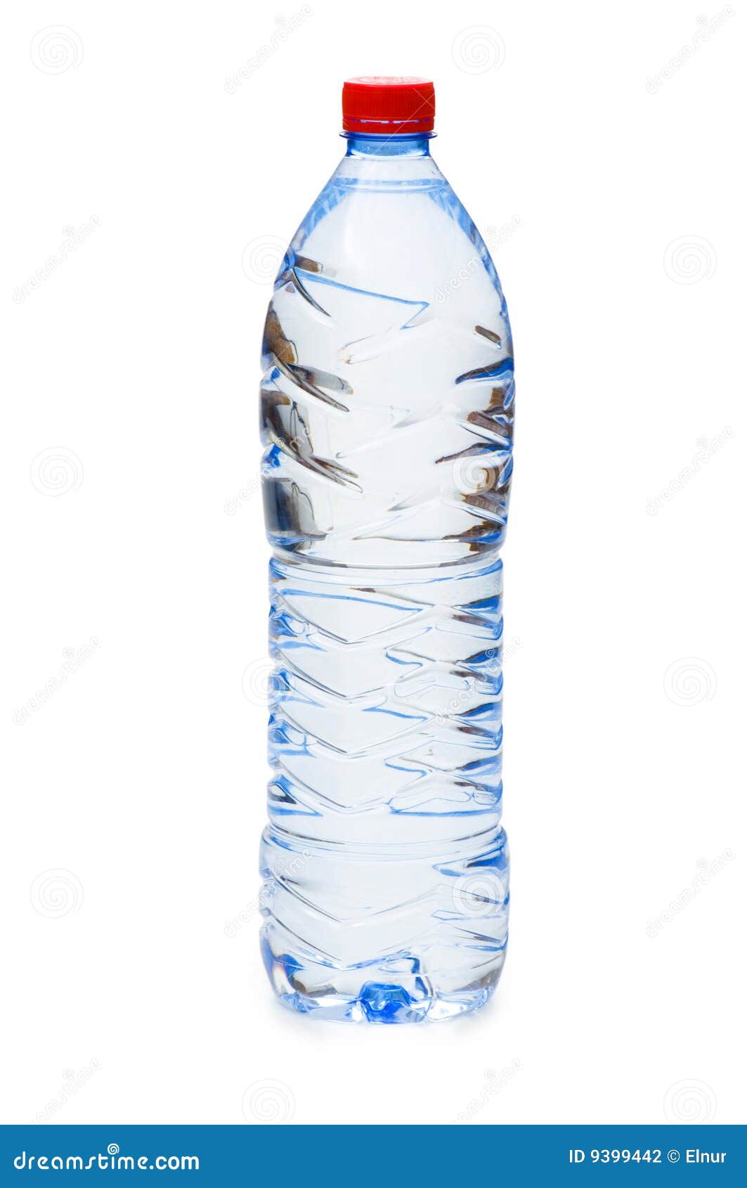 Bottles of water isolated stock photo. Image of beverage - 9399442