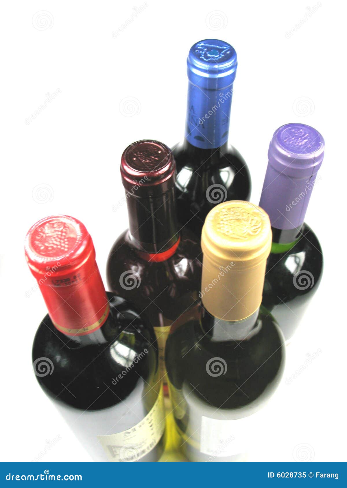 Bottles of wine stock image. Image of collecting, drinking - 6028735