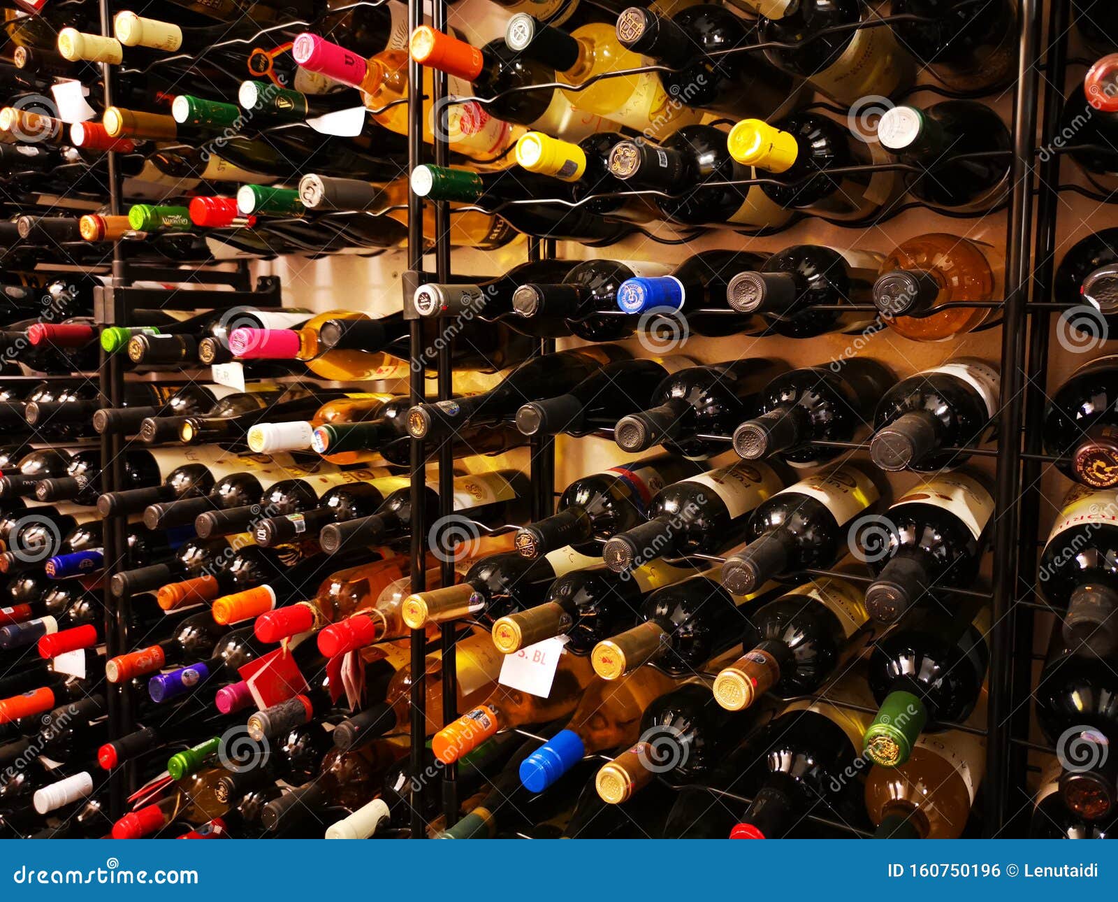 Bottles of Wine Different Varieties Editorial Photo - Image of business ...