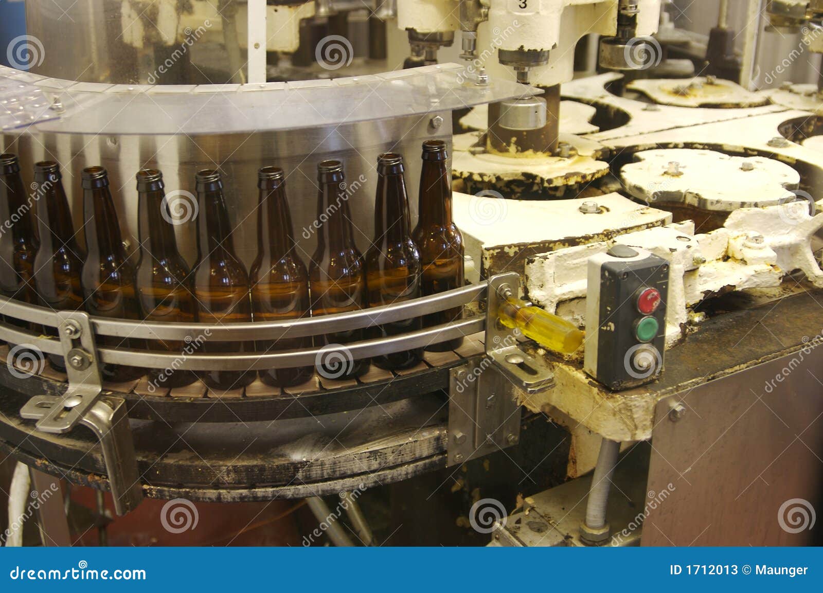 Bottling equipment stock image. Image of beverage, bottling - 1712013