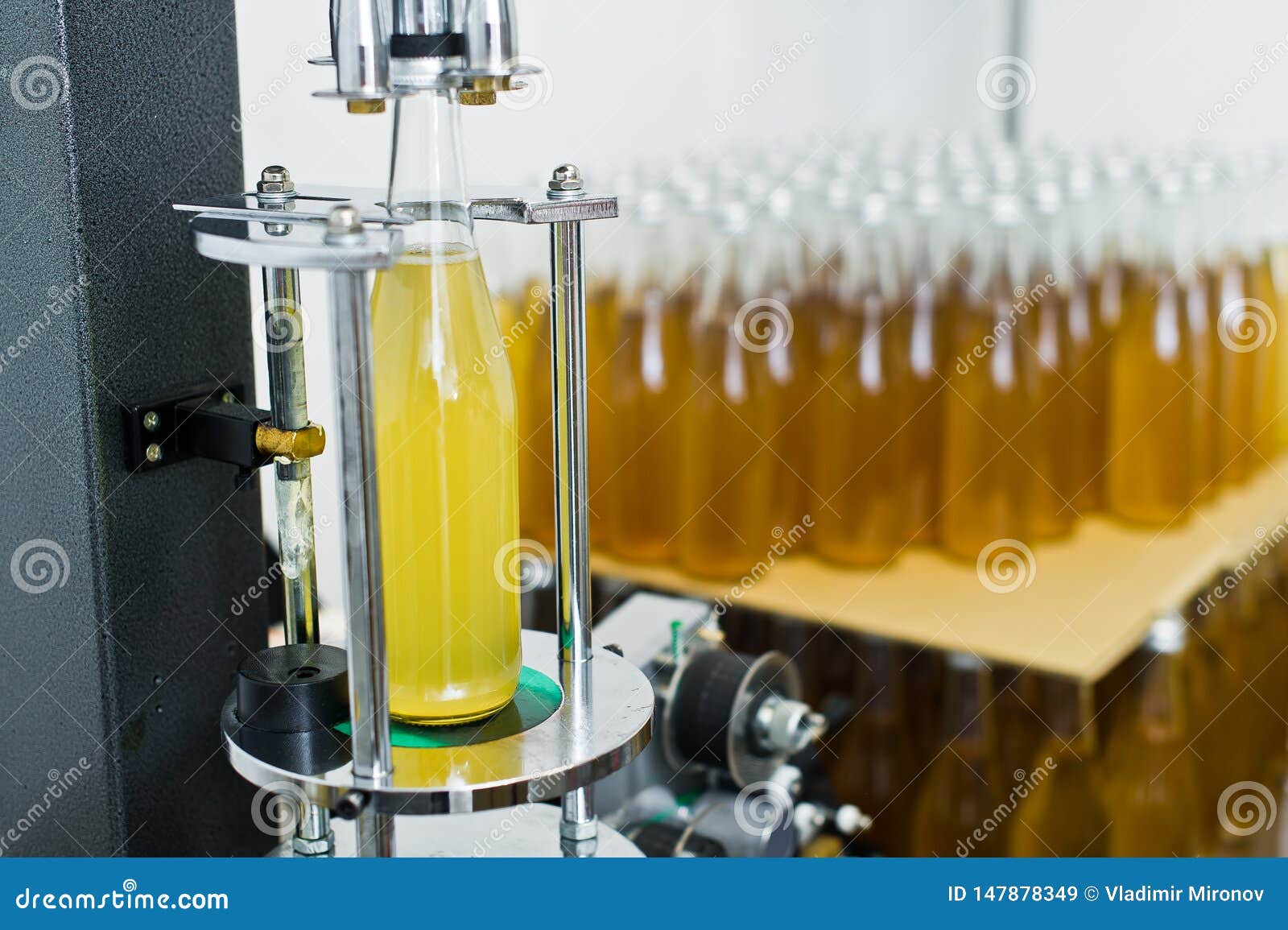 Bottling Factory - Beer Bottling Line for Processing and Bottling Beer ...