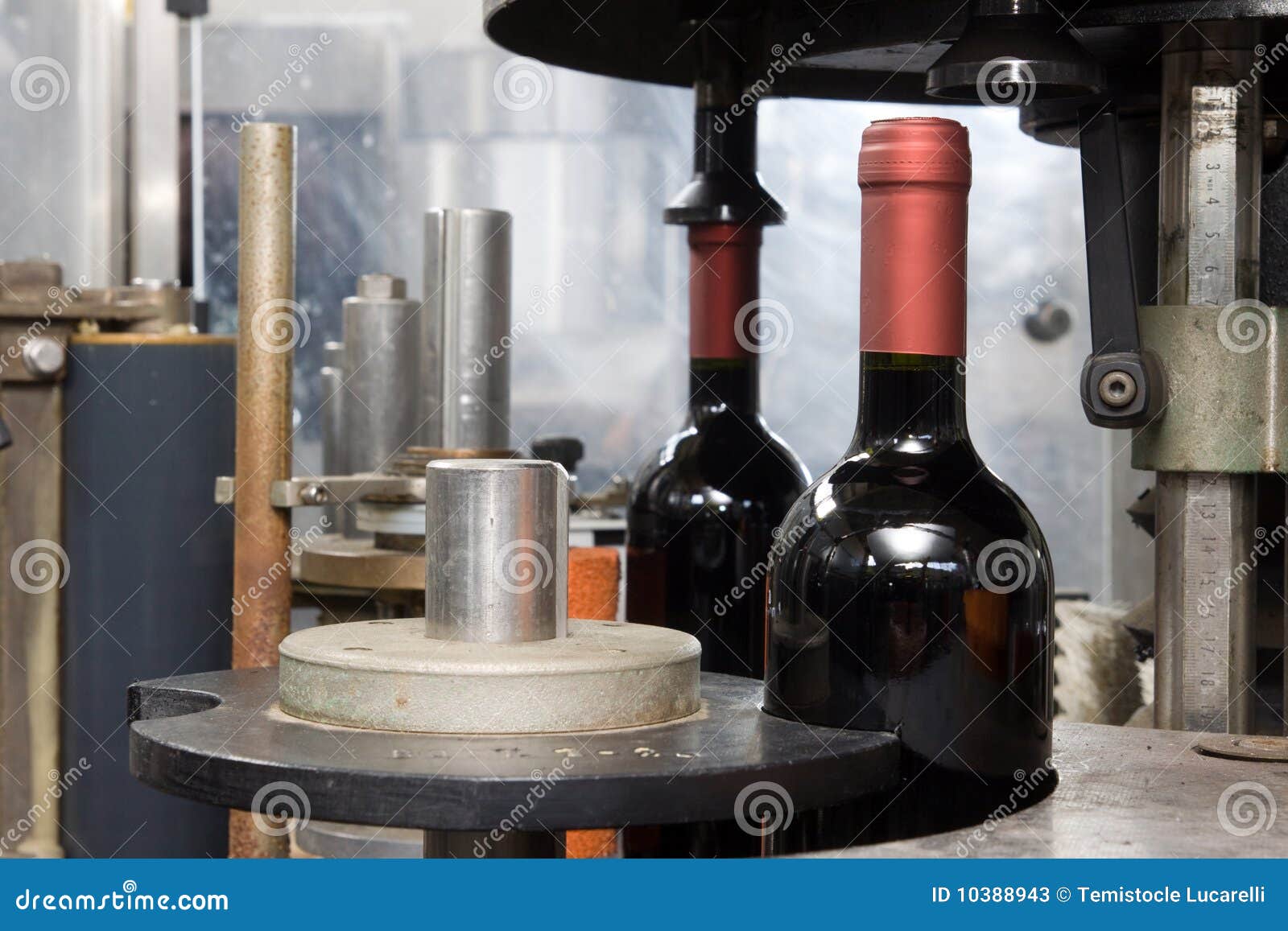 Bottling line stock image. Image of plant, automatic - 10388943