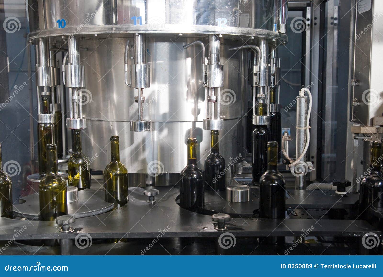 Bottling line stock image. Image of line, repetition, material - 8350889