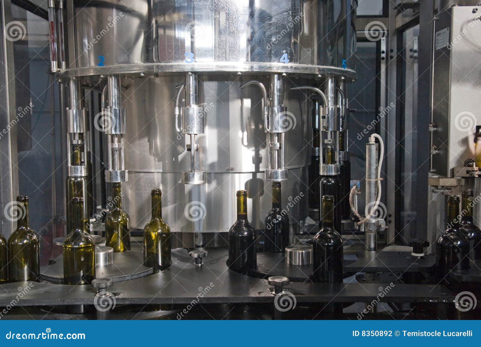 Bottling line stock photo. Image of repetition, labour - 8350892
