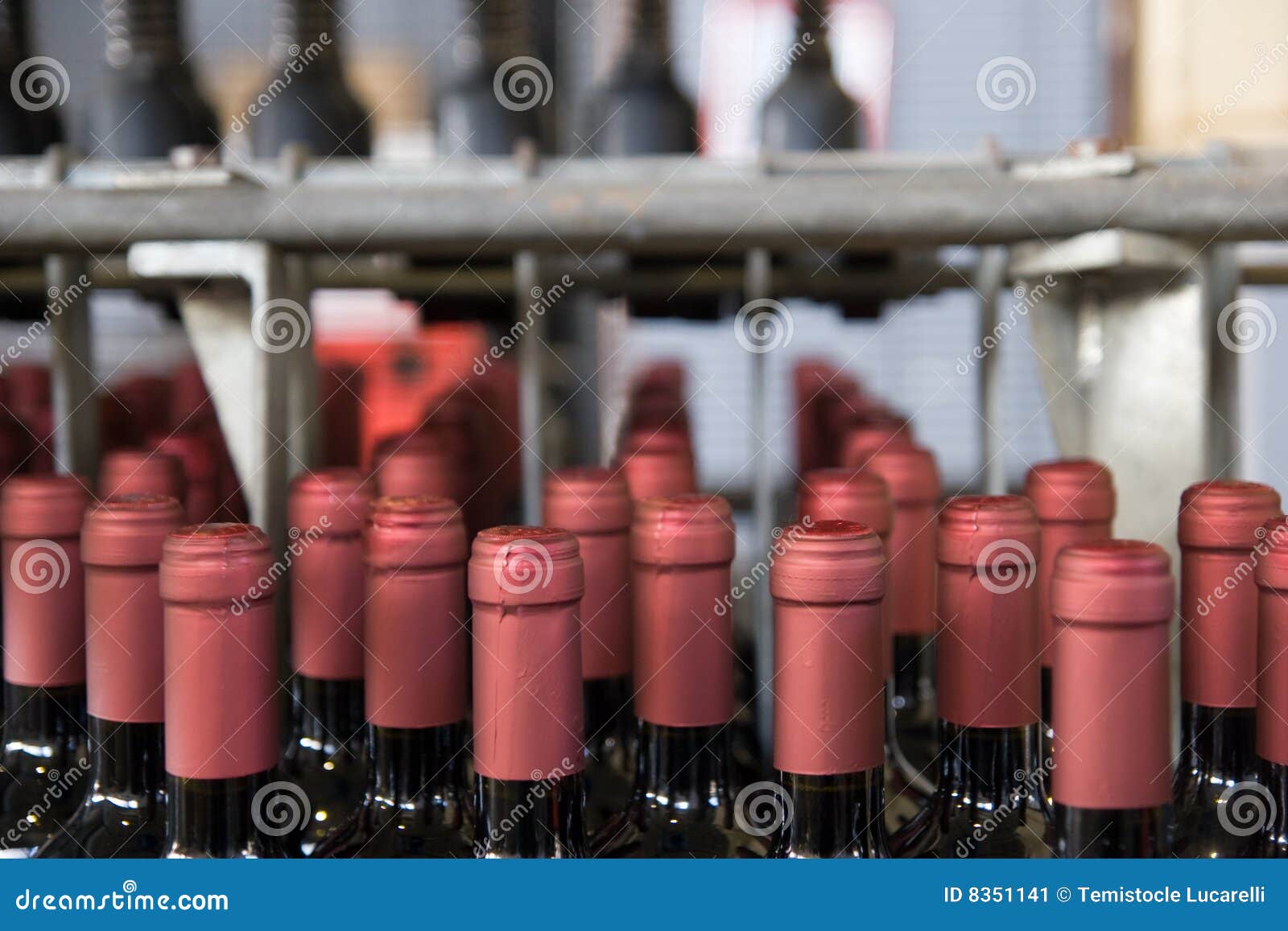 Bottling line stock image. Image of pattern, production - 8351141