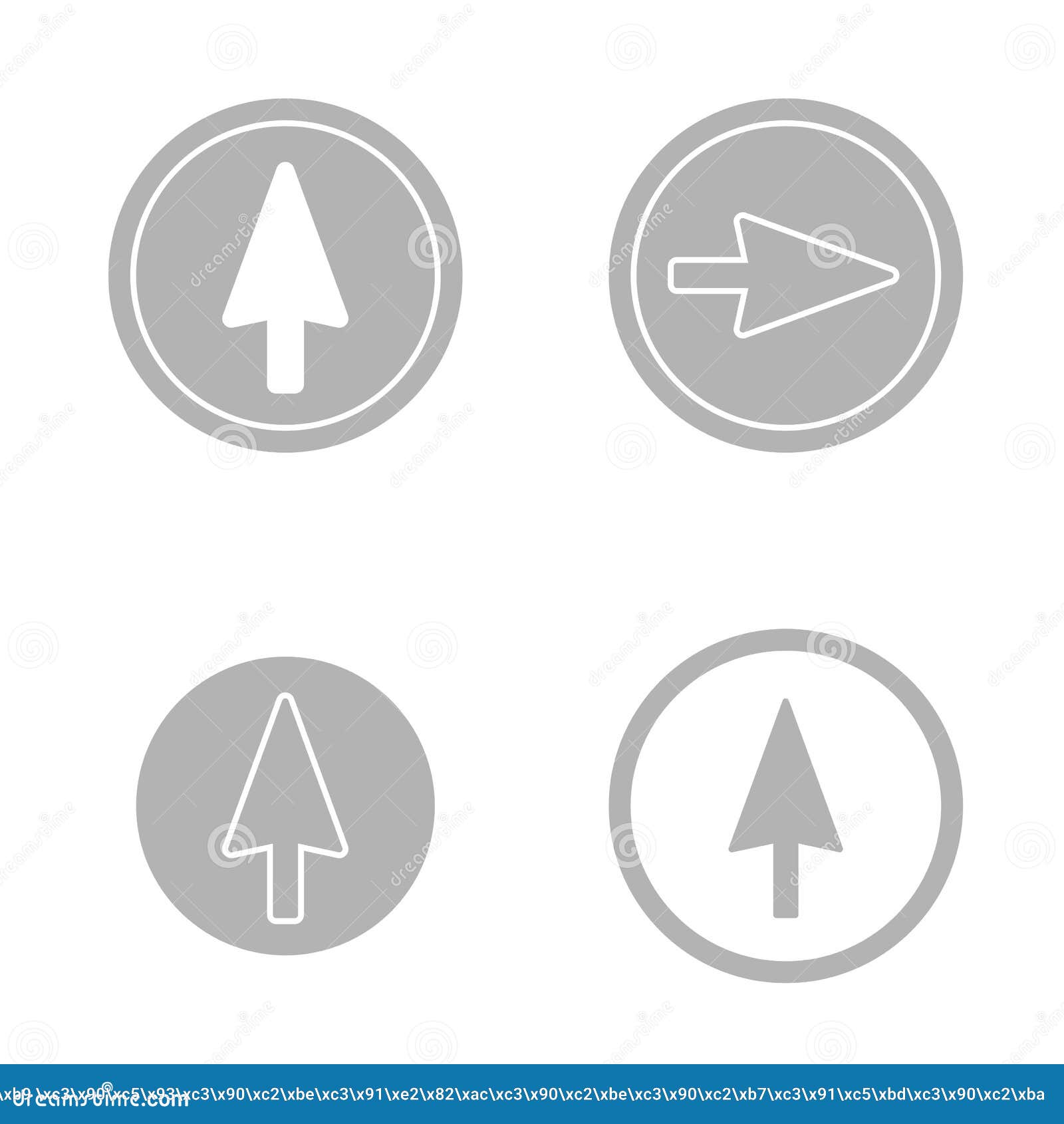 Bottom Arrow Icon, Vector Illustration Stock Vector - Illustration of ...
