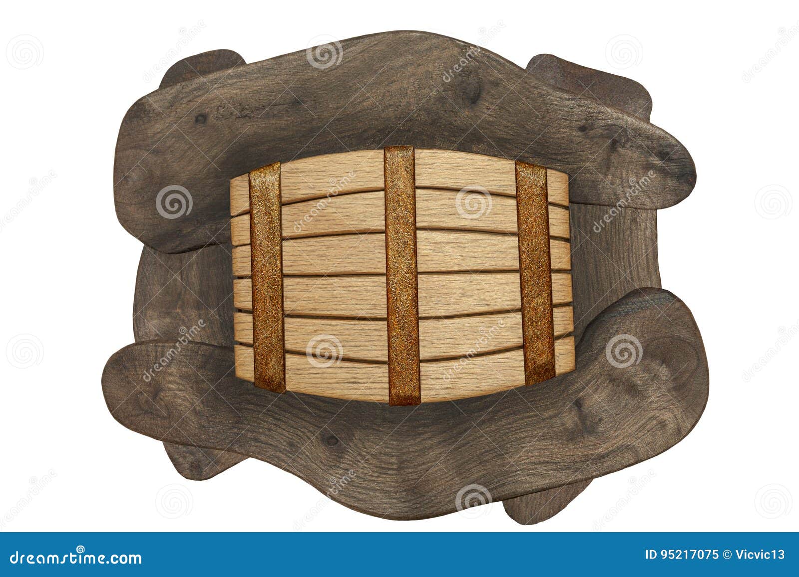 Bottom of the Barrel Background Stock Illustration - Illustration of ...