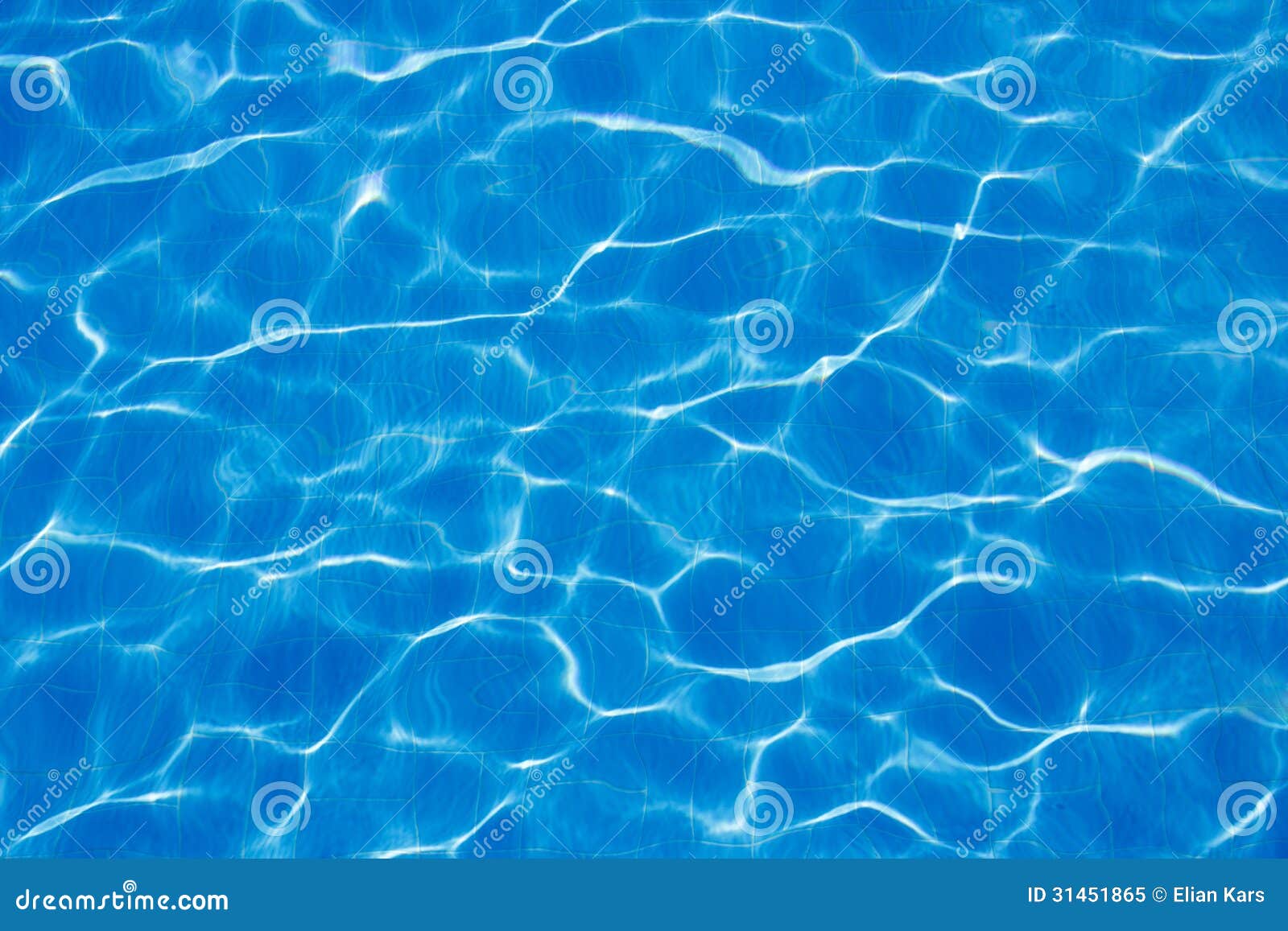 Bottom of Blue Swimming Pool Stock Image - Image of clean, holiday ...