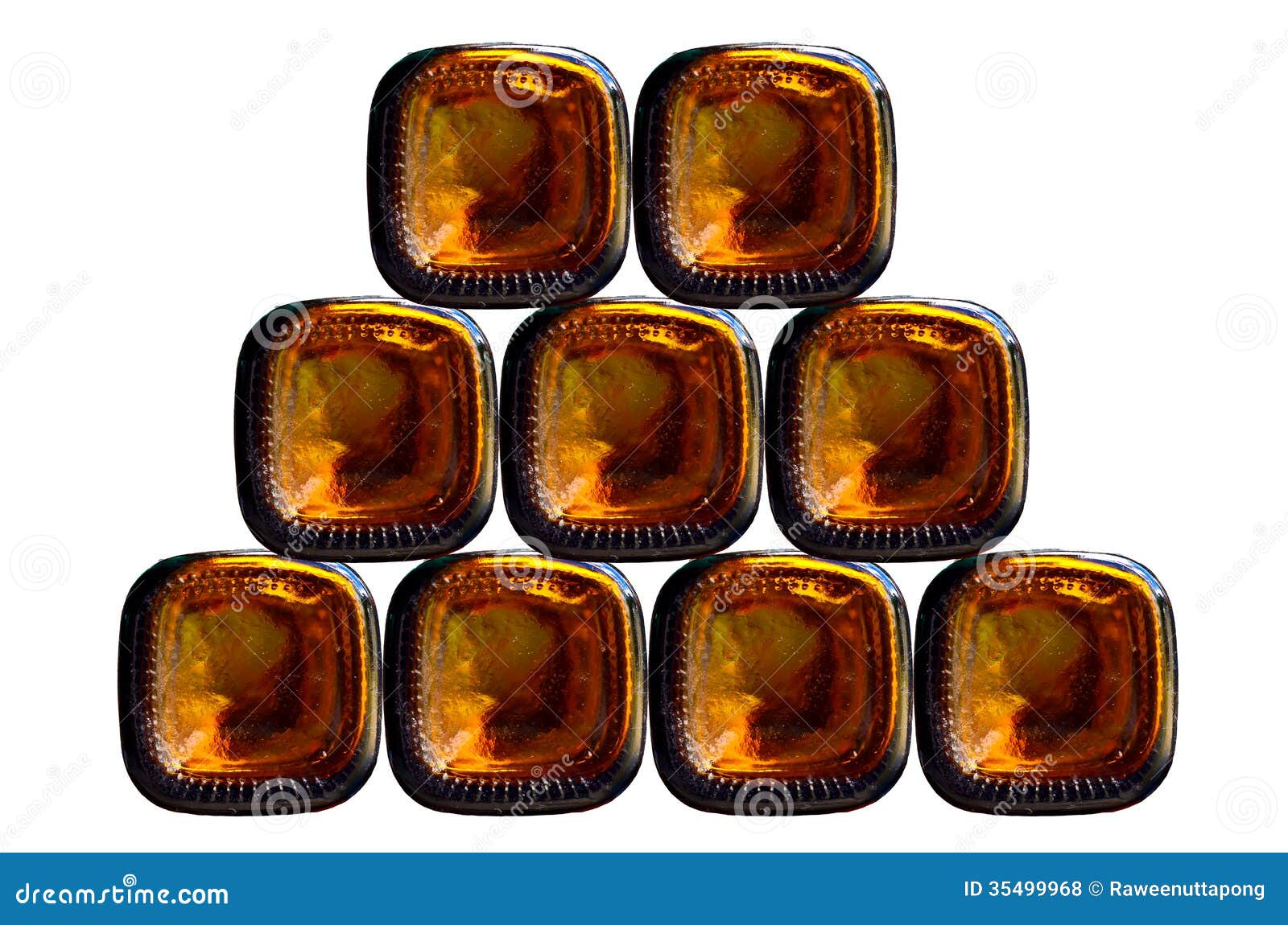 Stack Of Bottom Of Plastic Bottles. Stock Image | CartoonDealer.com ...