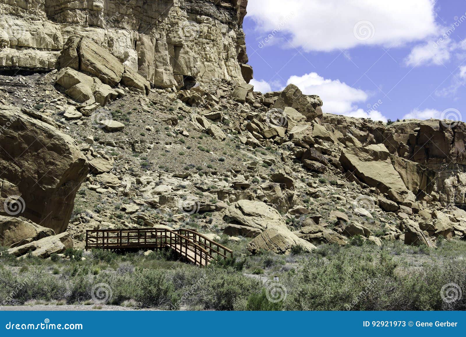 At the Bottom of the Cliffs Stock Image - Image of landscape ...