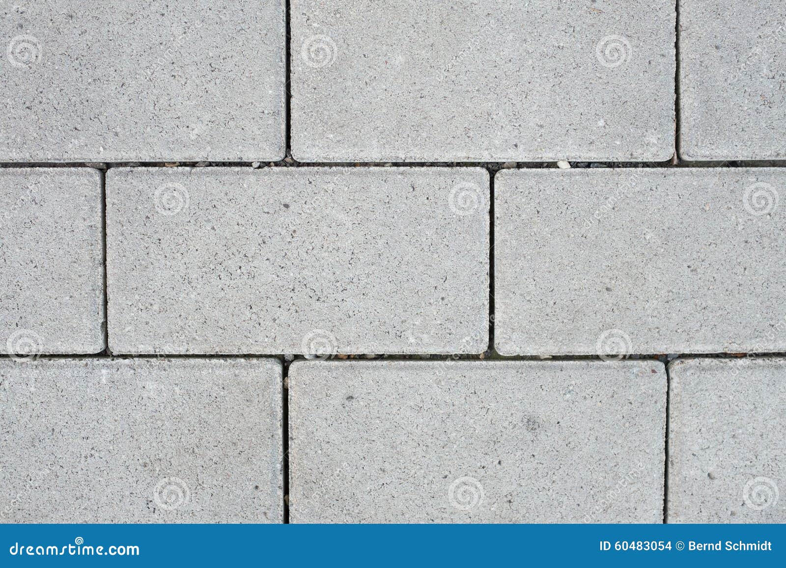 Bottom with Concrete Blocks Stock Photo - Image of blocks, pavement ...