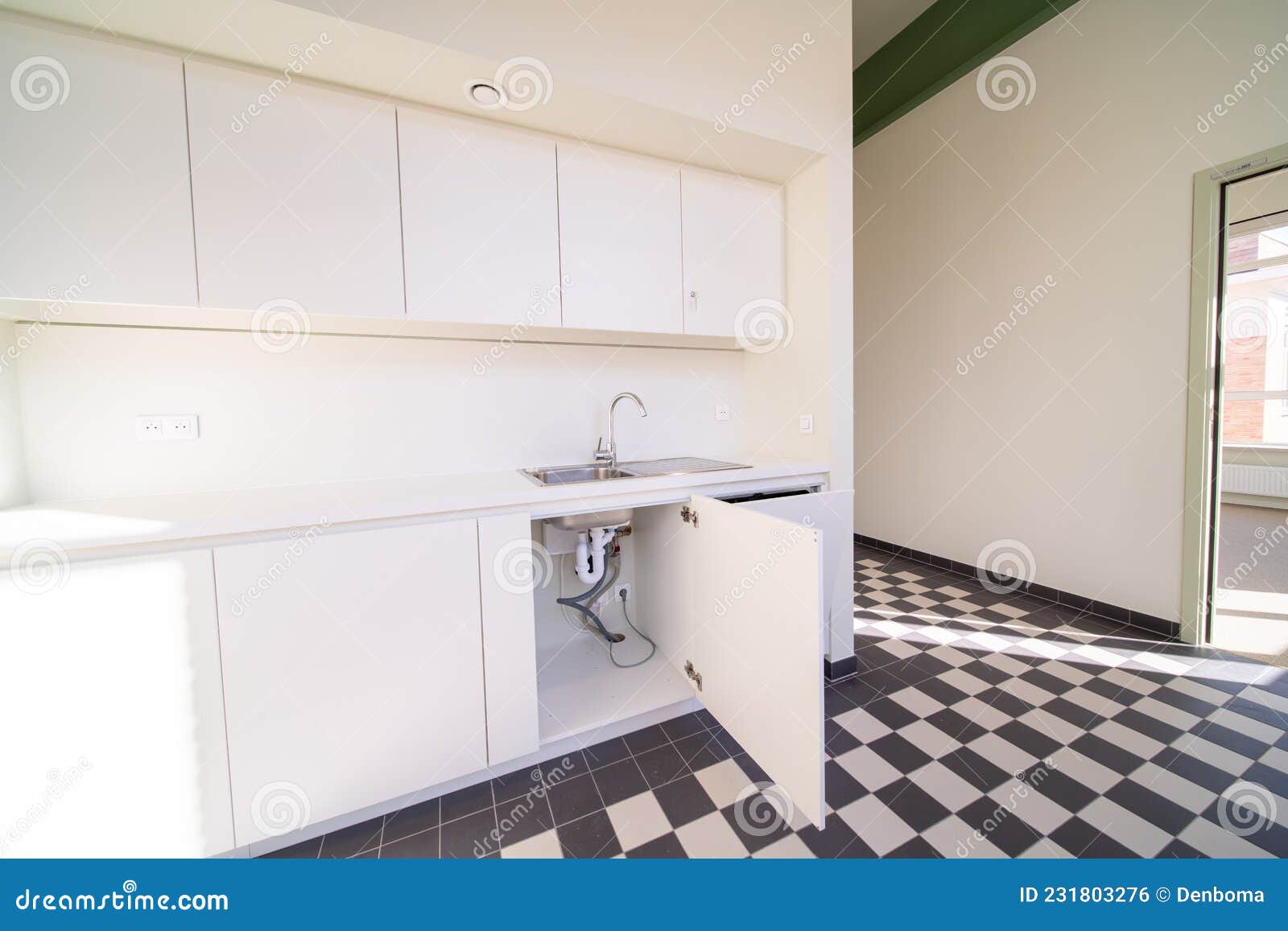 Hot Water Heater In Kitchen