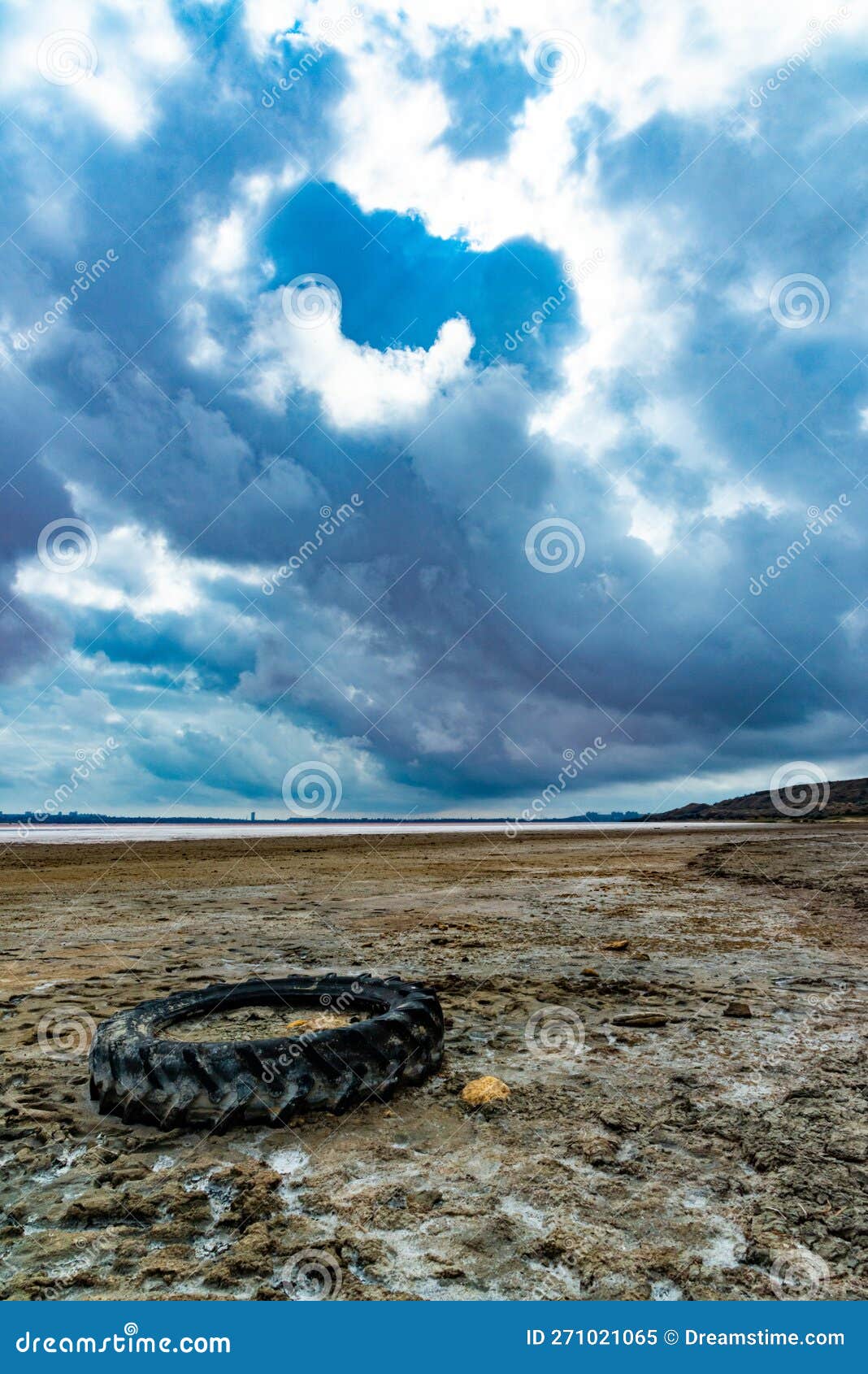 The Bottom of the Dried-up Kuyalnitsky Estuary, Covered with a Layer of ...