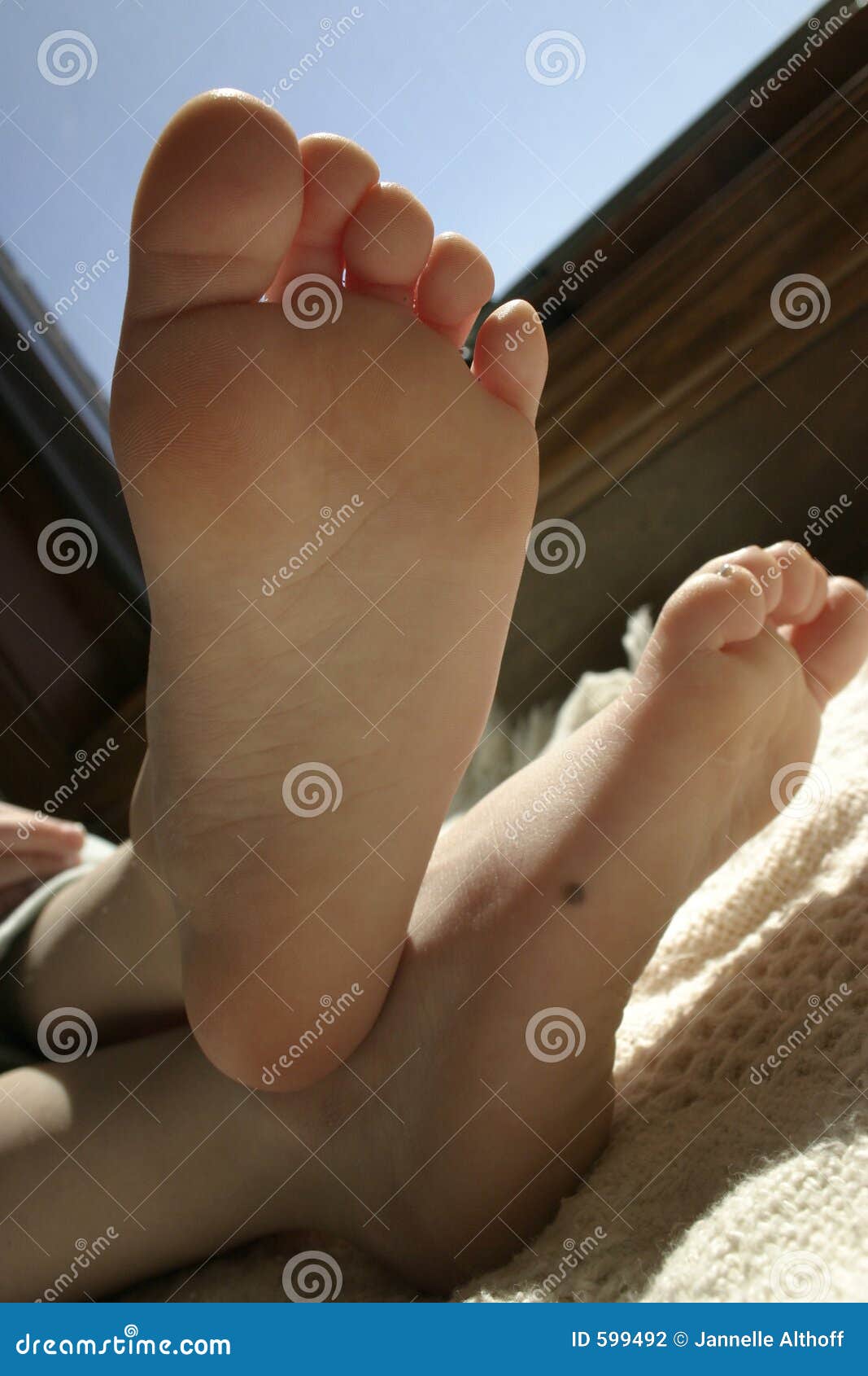 Bottom of foot stock photo. Image of precious, cute, nail - 599492