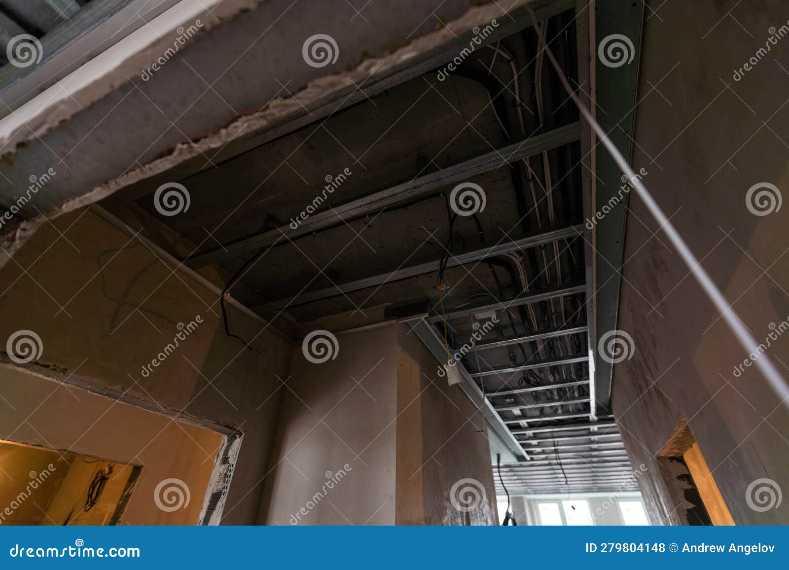 Bottom of the Frame Mounted Ceiling. High Quality Photo Stock Photo ...