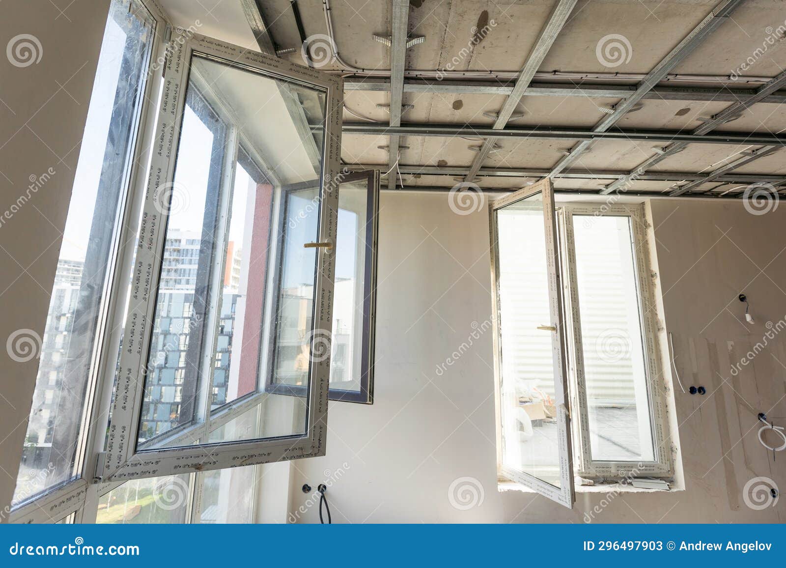 Bottom of the Frame Mounted Ceiling. High Quality Photo Stock Image ...