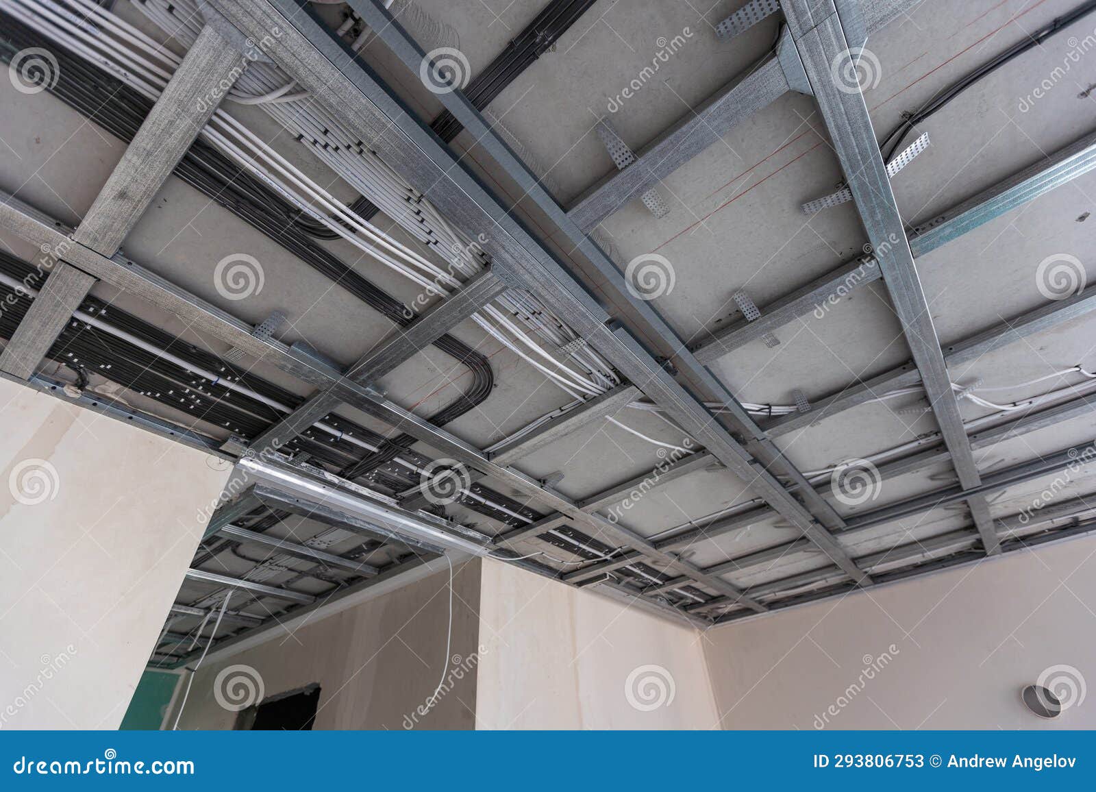 Bottom of the Frame Mounted Ceiling. High Quality Photo Stock Image ...