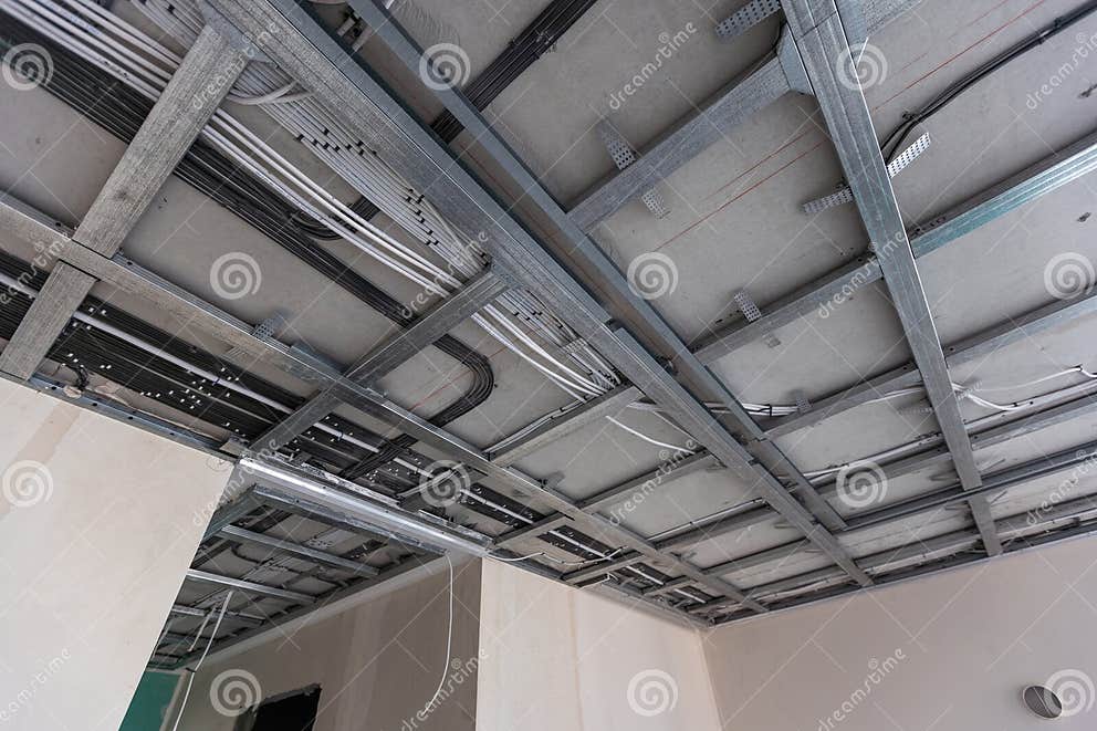 Bottom of the Frame Mounted Ceiling. High Quality Photo Stock Image ...