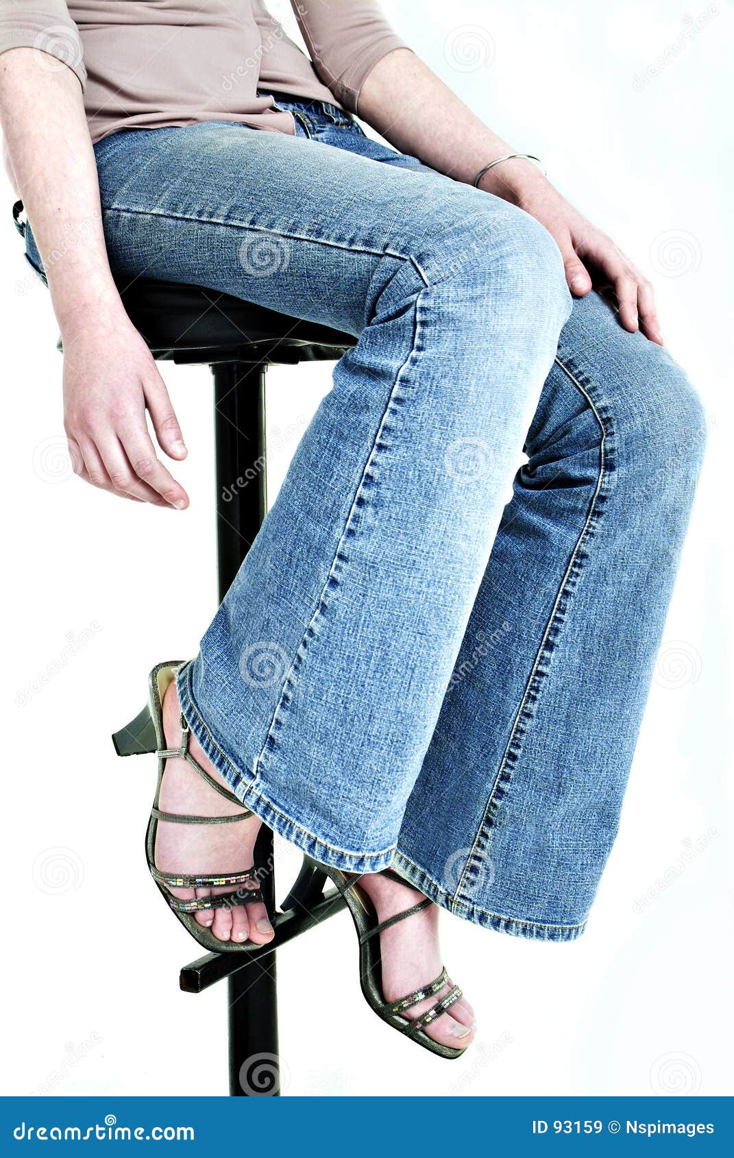 Bottom half stock image. Image of seated, chair, woman, teenage - 93159