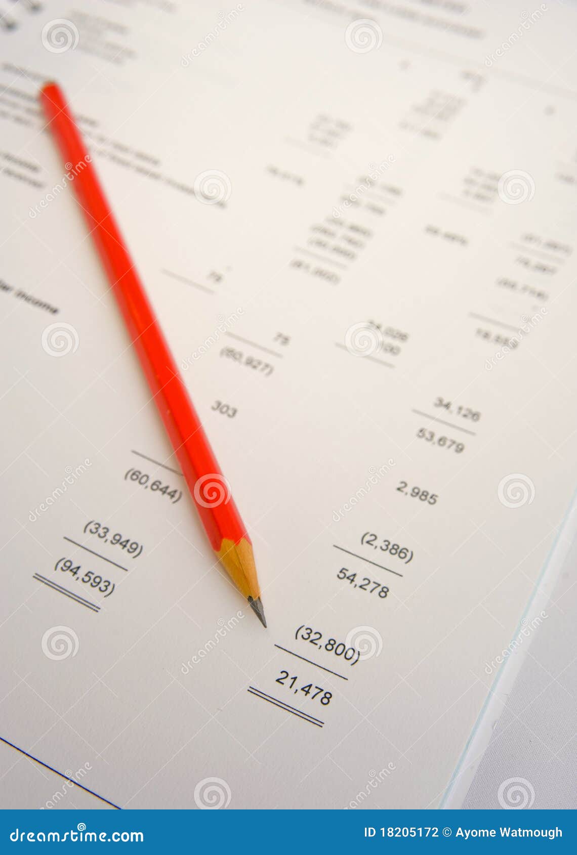 The bottom line ! stock photo. Image of dividend, cash - 18205172