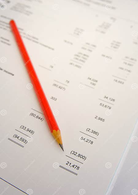 The bottom line ! stock photo. Image of dividend, cash - 18205172