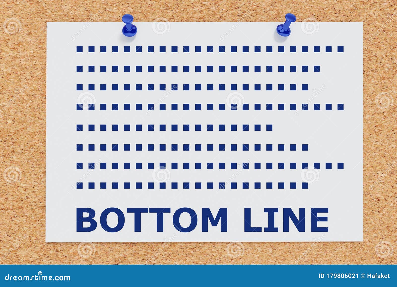 BOTTOM LINE concept stock illustration. Illustration of development ...