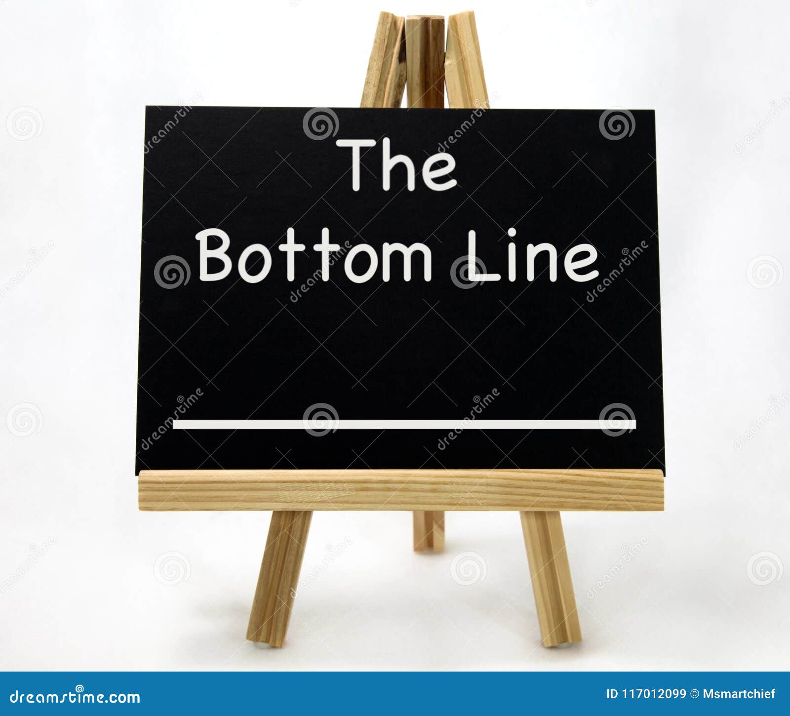 The BOTTOM LINE Concept Visual Pun Stock Image - Image of dividend ...