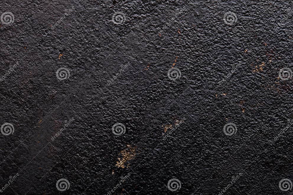 The Bottom of the Old Cast-iron Frying Pan Stock Photo - Image of ...