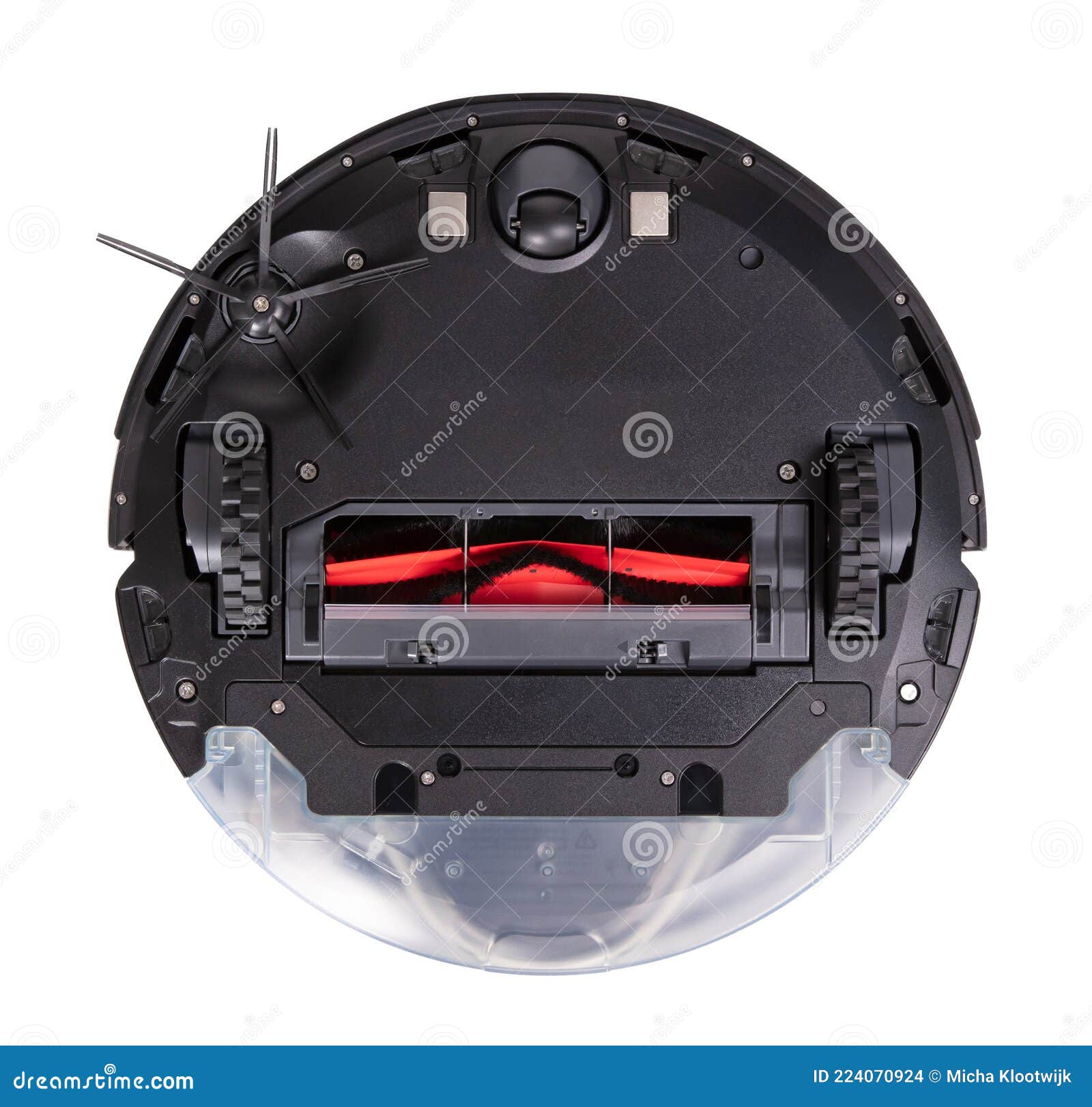 Bottom of a Robot Vacuum Cleaner Stock Photo - Image of house, hair ...