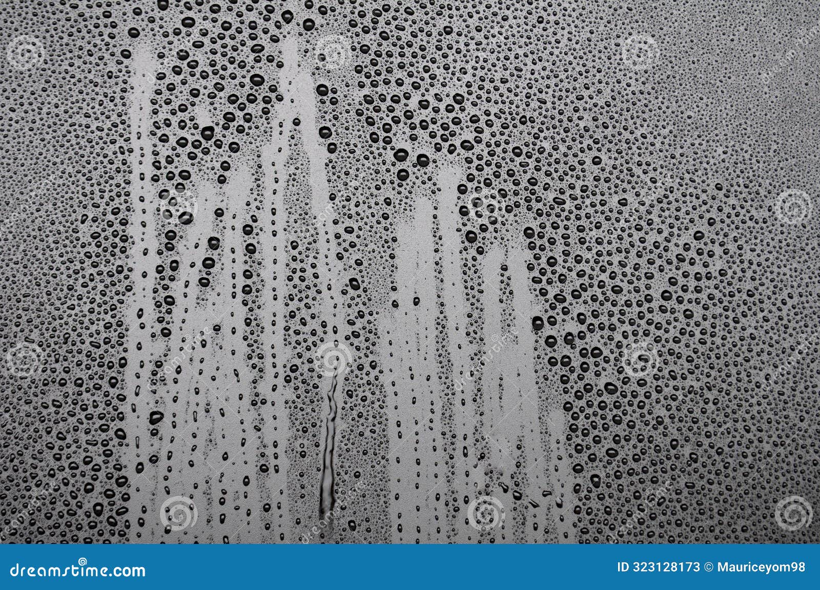 Bottom Side View of Water Droplets Suitable for Design or Wallpaper ...