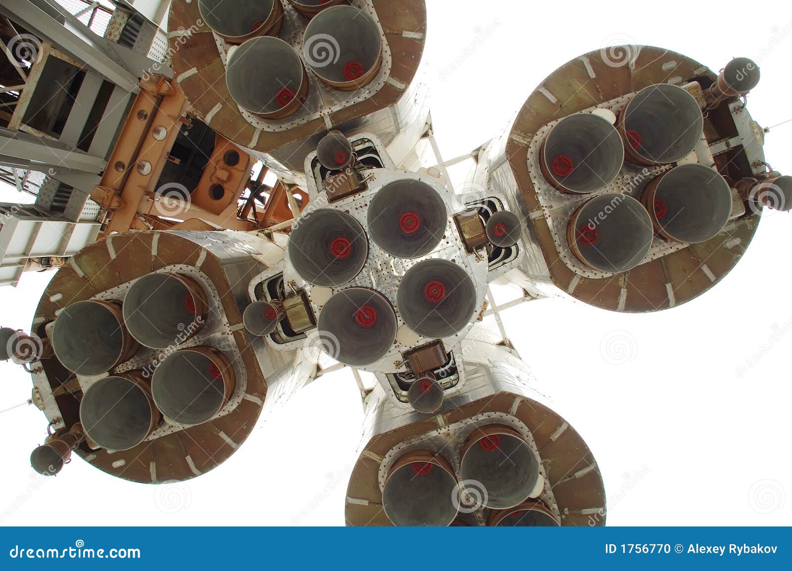 Bottom of the space rocket stock photo. Image of launch - 1756770