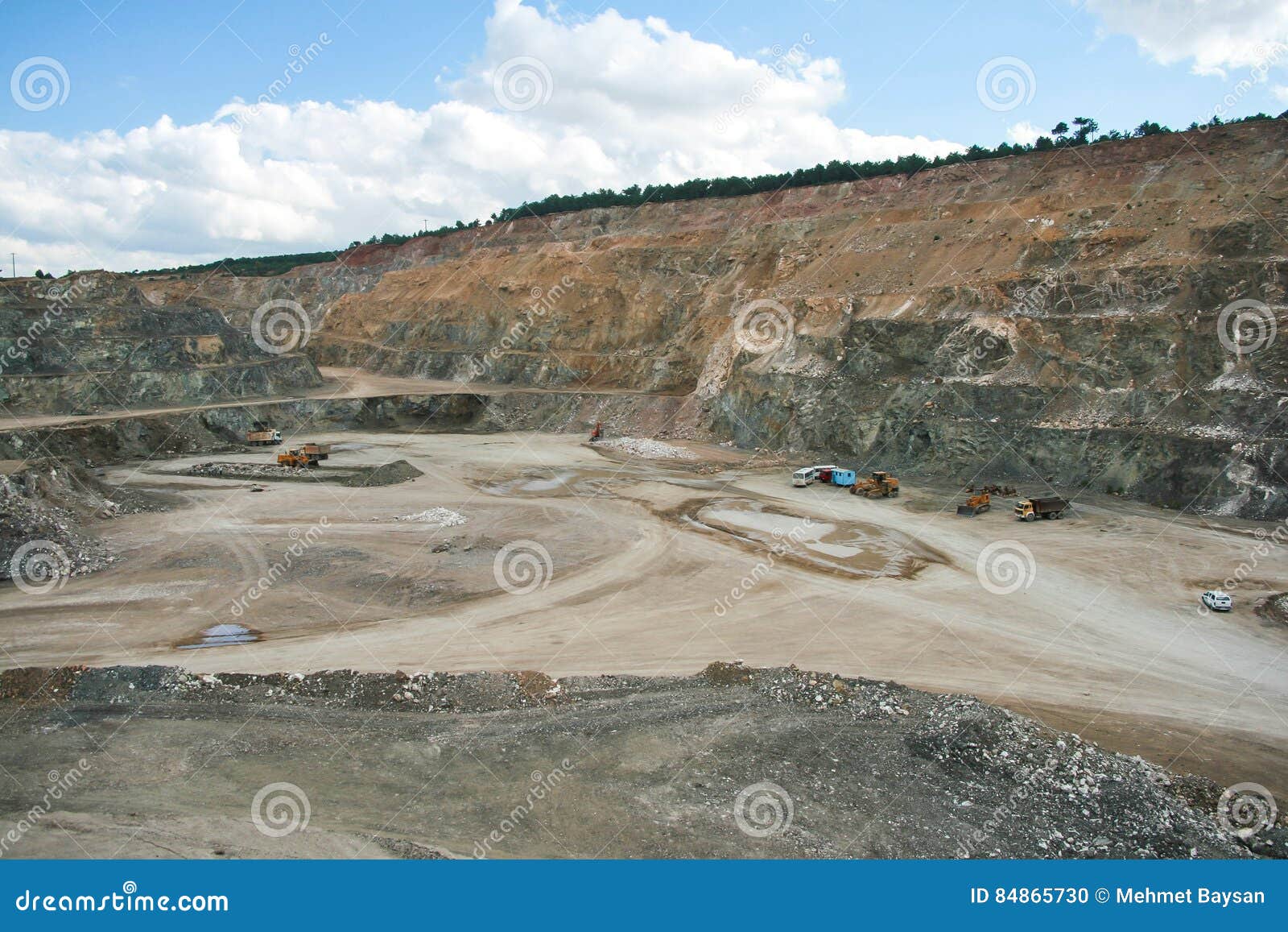 Bottom of surface mining stock photo. Image of deep, heavy - 84865730