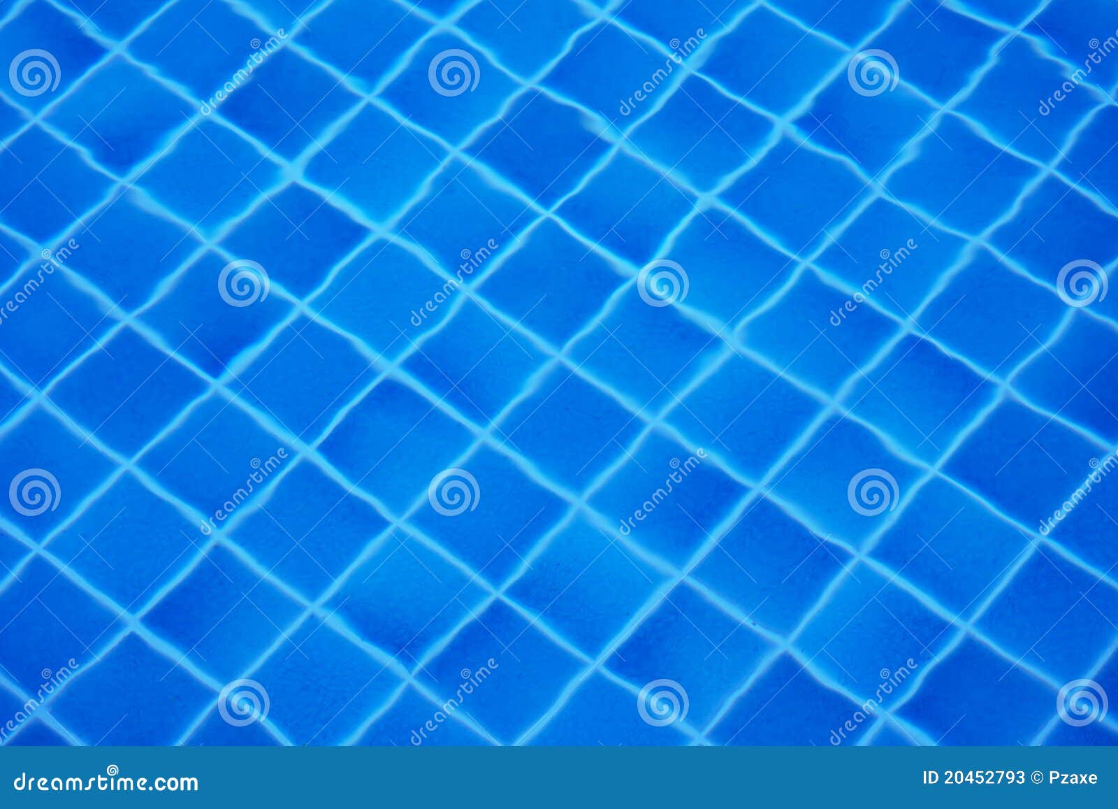 Bottom of Swimming Pool Covered with Tiles Stock Image - Image of ...