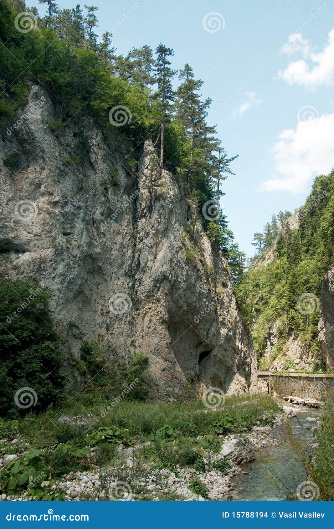 Bottom of Trigrad gorge stock photo. Image of grandeur - 15788194