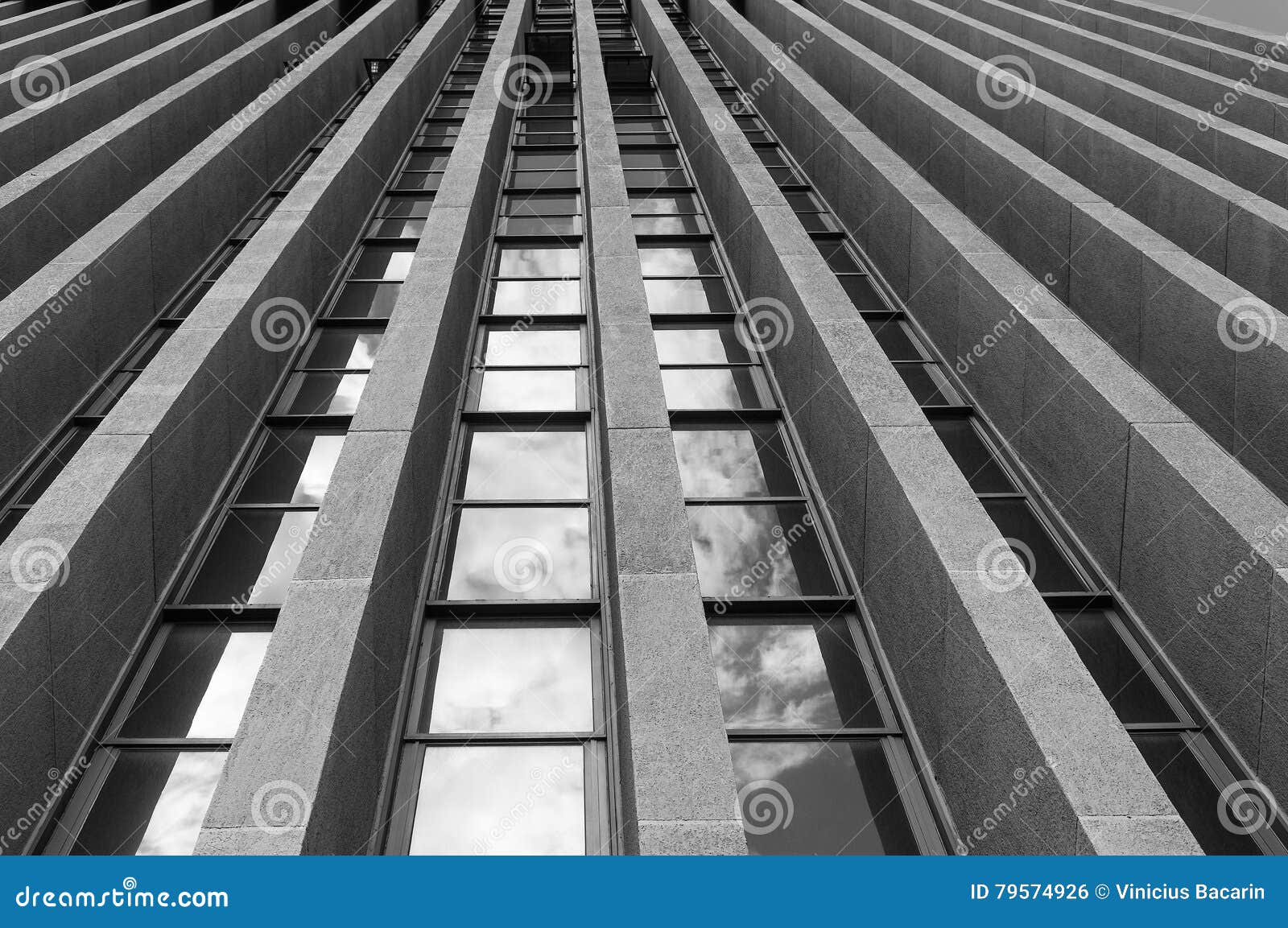Bottom-up Perspective of a Building. Stock Photo - Image of bank ...