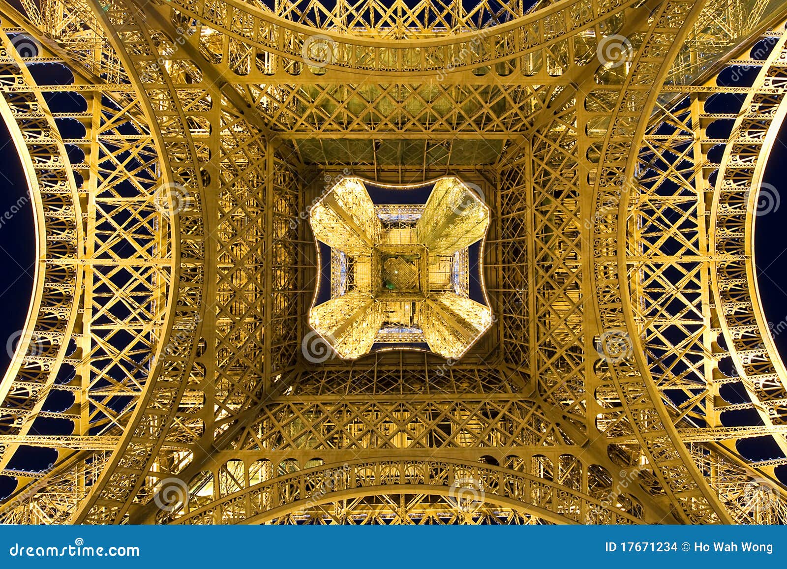 Bottom-up View of Eiffel Tower Editorial Stock Image - Image of pattern ... Bottom-up View of Eiffel Tower Editorial Stock Image - Image of pattern ...