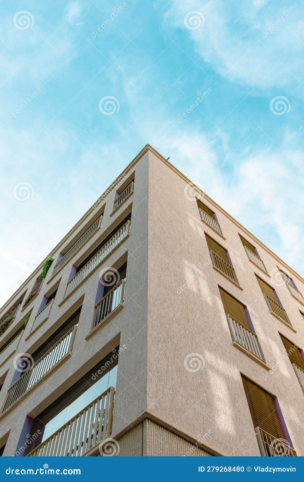 Bottom Up View of a Soviet Building Stock Photo - Image of highrise ...