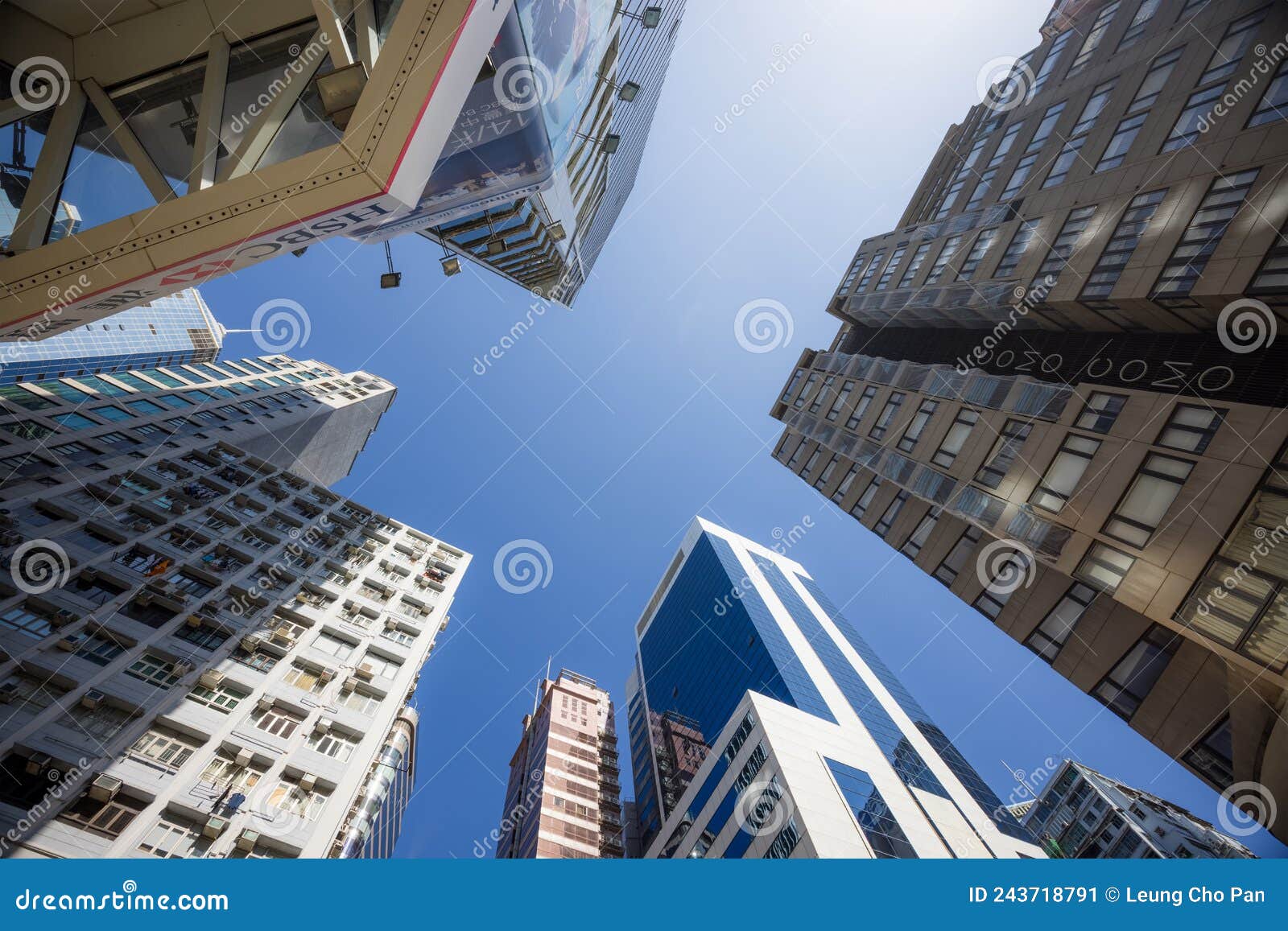 Bottom View Building Skyscraper Stock Image - Image of business ...